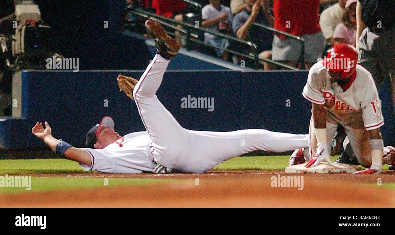 Jimmy rollins chipper jones hi-res stock photography and images - Alamy