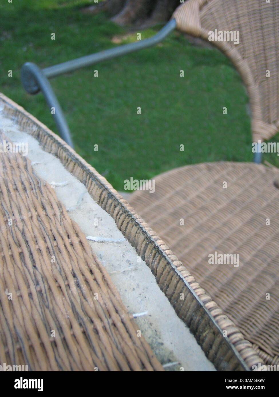 Faux rattan hi-res stock photography and images - Alamy