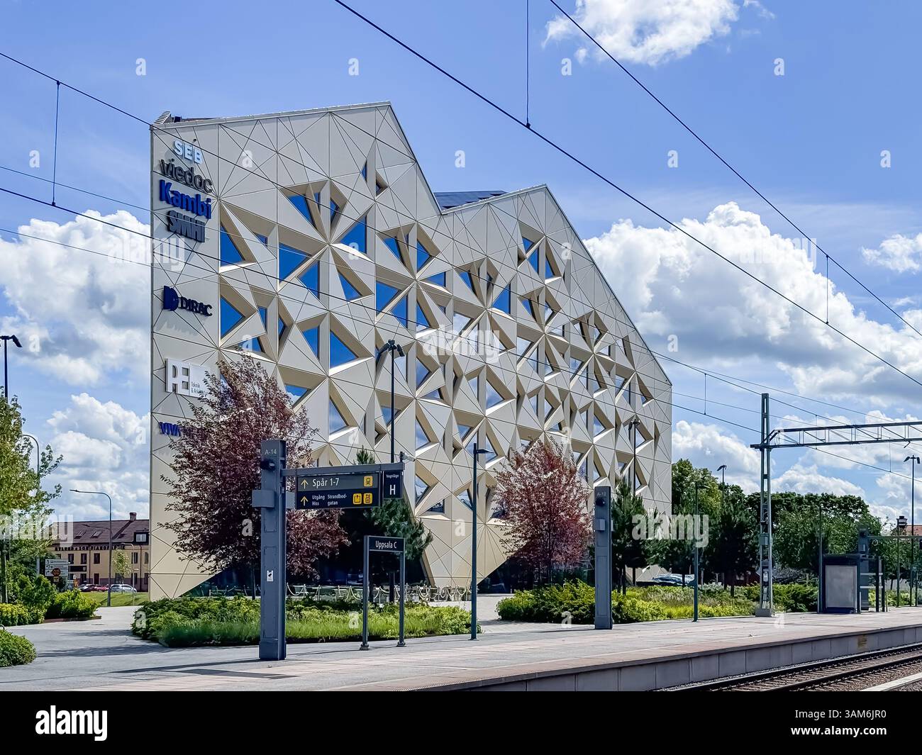 Uppsala Railway Station - Stockholm, Sweden Stock Photo - Alamy