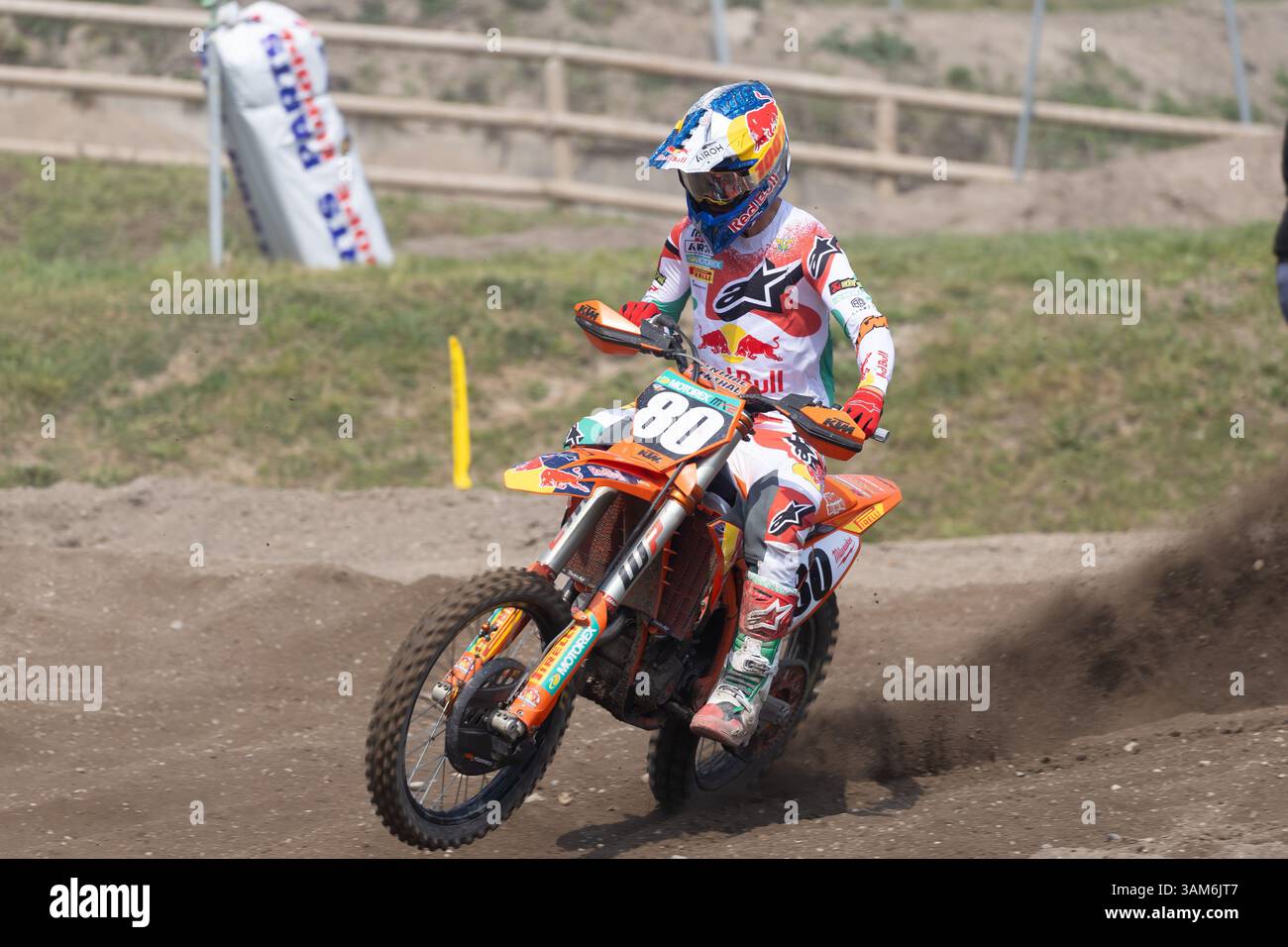 Pietramurata, Italy. 13th Apr, 2025. Andrea Adamo, ITA (Red Bull Ktm Factory Racing) during MXGP ...
