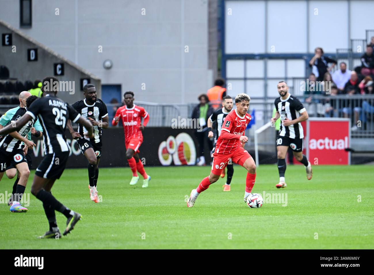 France. 13th Apr, 2025. 22 Khalil FAYAD (mhsc) during the Ligue 1 ...
