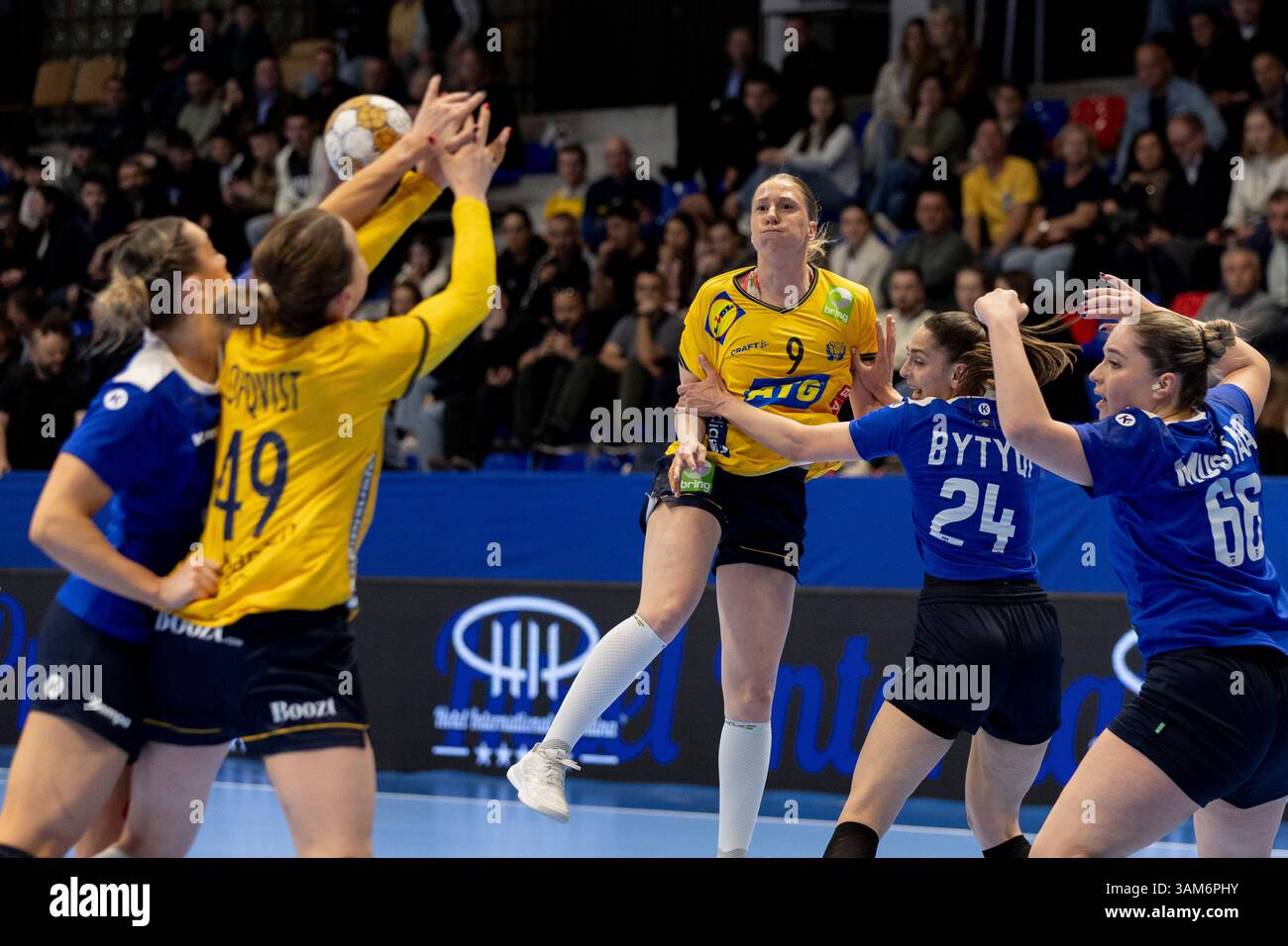Melissa Petrén of, Sweden. , . during the IHF Women's World Handball Championship Qualification ...