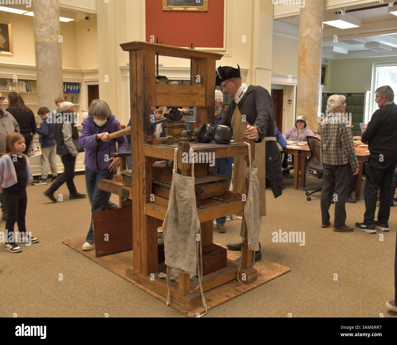 April 12, 2025, Worcester, Massachusetts, US: The American Antiquarian ...