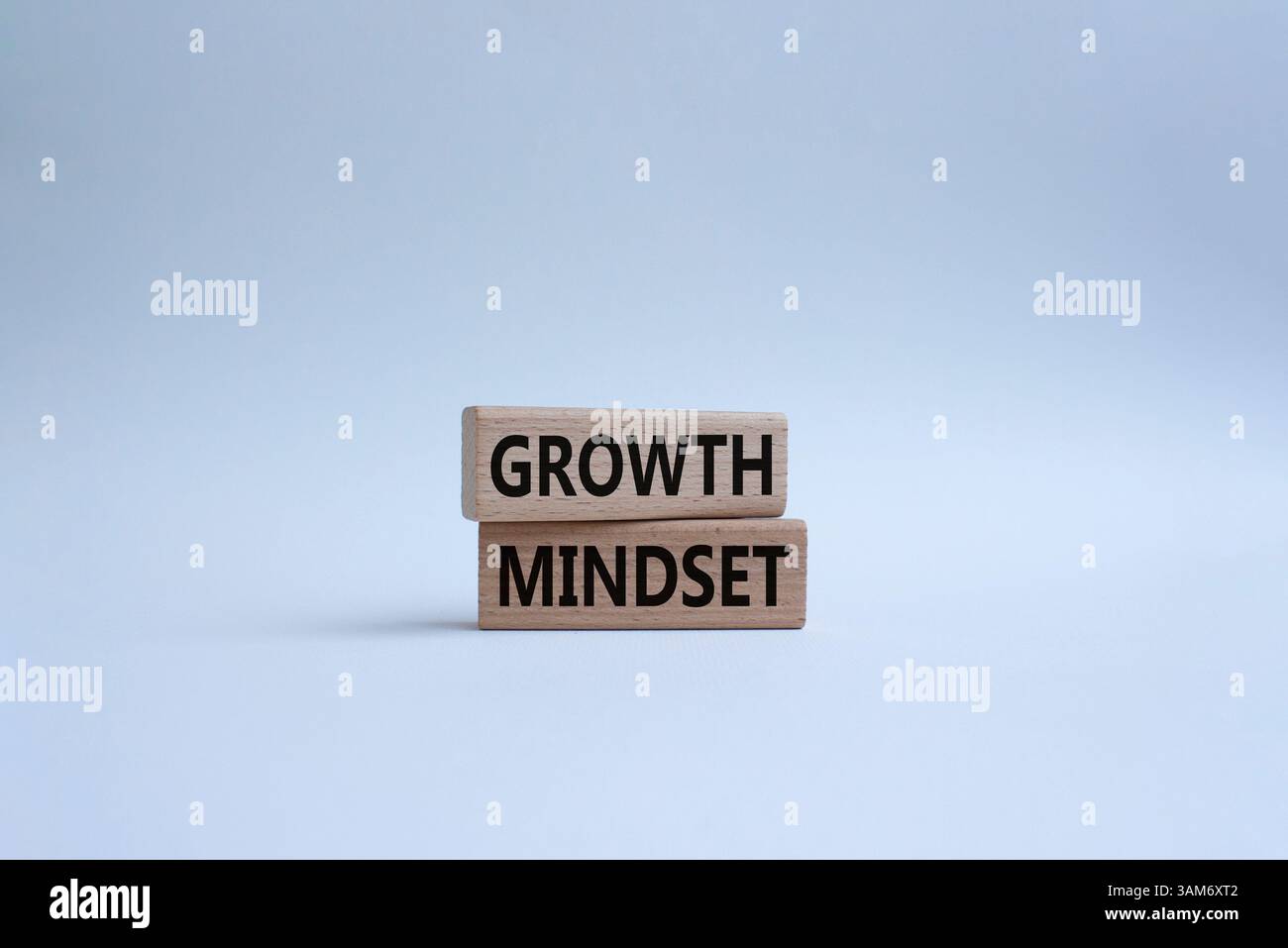 Growth Mindset symbol. Concept word Growth Mindset on wooden blocks ...