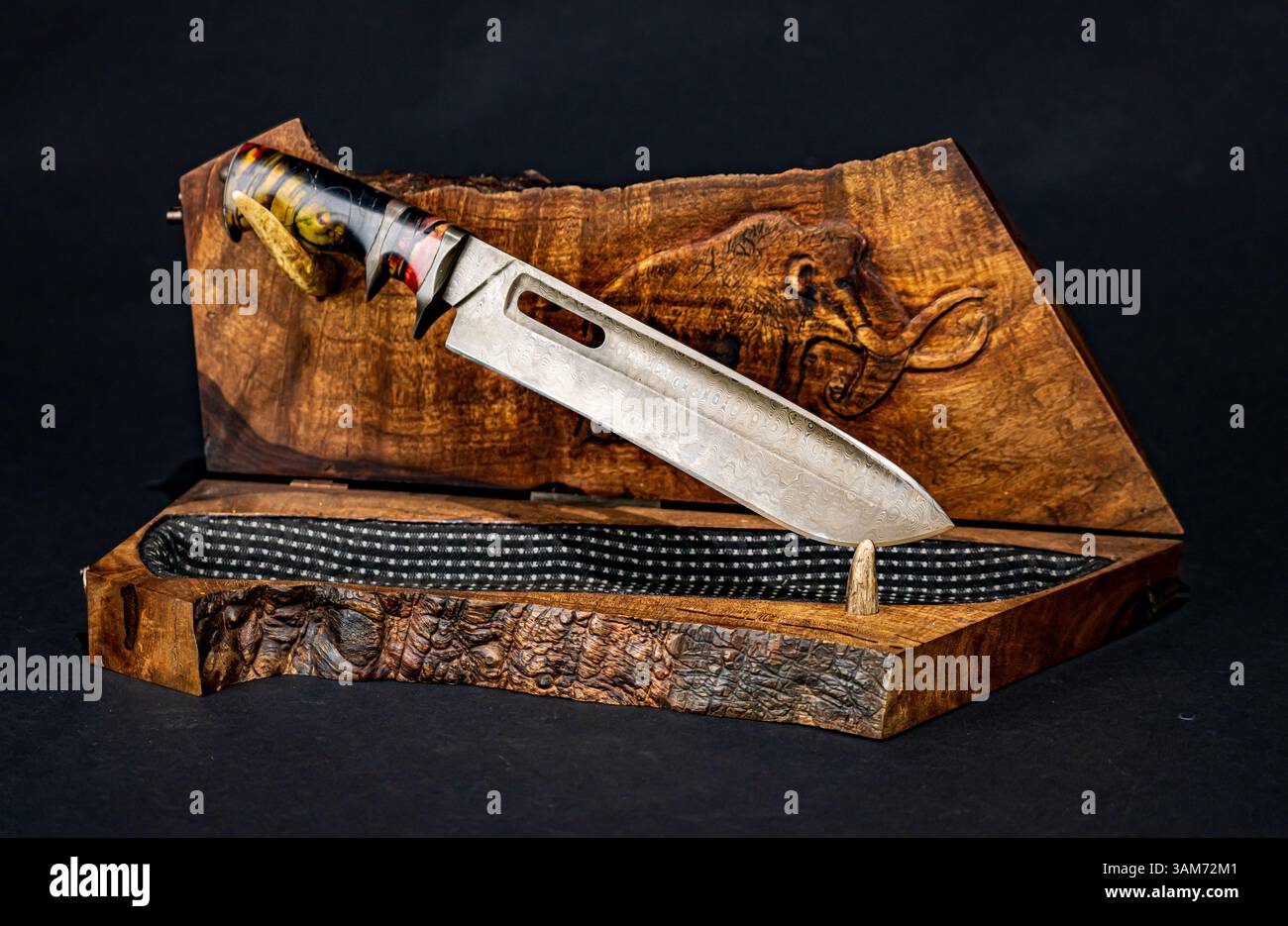 Damascus knives are known for their wavy steel patterns, strength, and ...