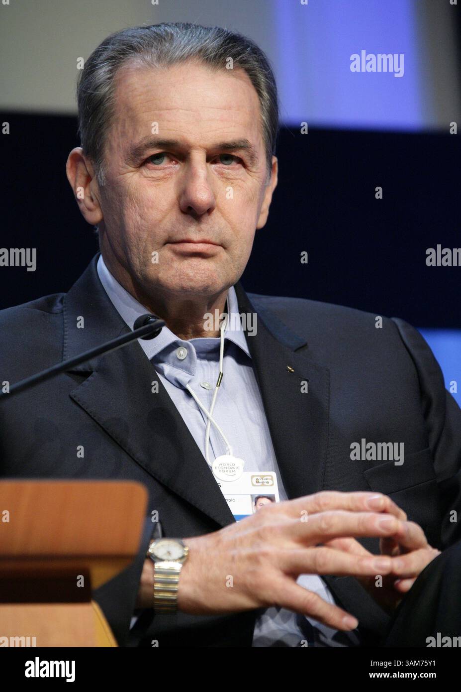 Jan. 26, 2006 - U.S. - Jacques Rogge, President, International Olympic ...