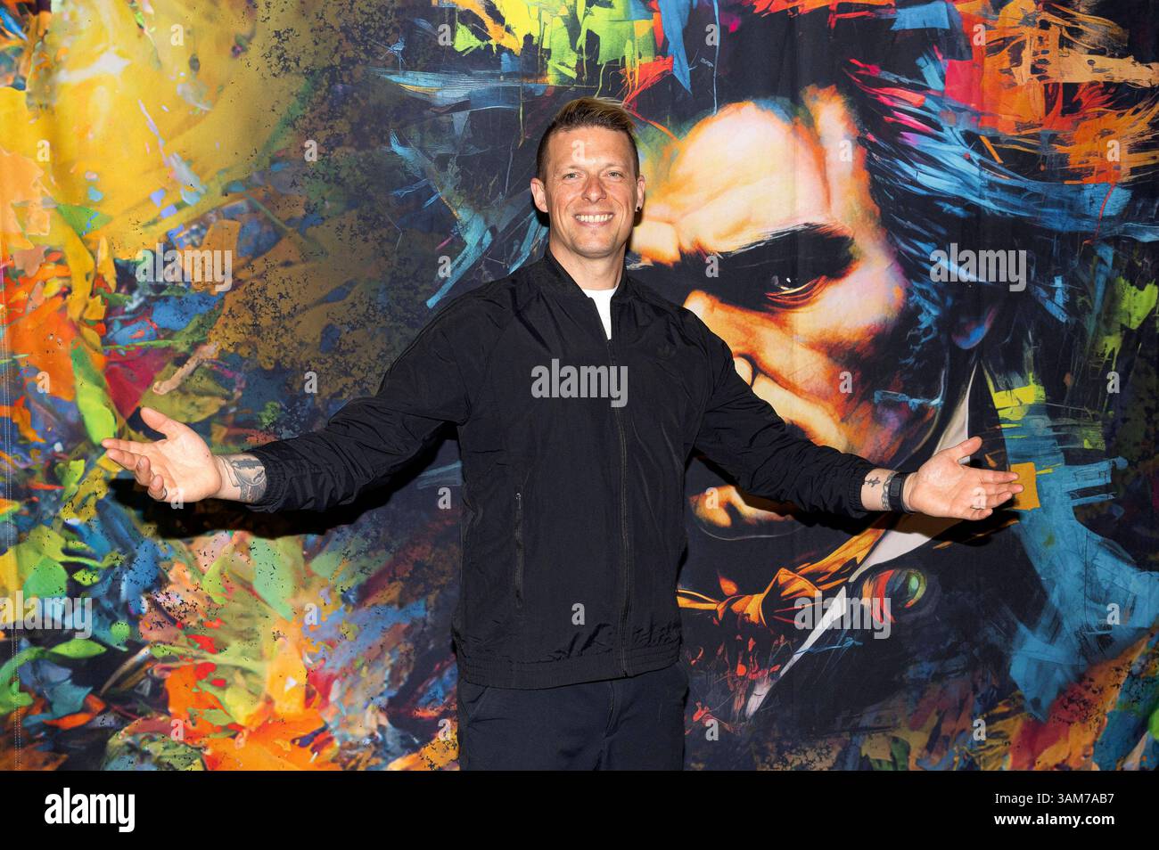 The Dark Tenor alias Billy Andrews vor einem Konzert seiner Rock Meets ...