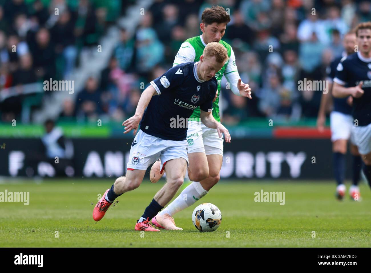13th April 2025; Easter Road, Edinburgh, Scotland: Scottish Premiership Football, Hibernian ...