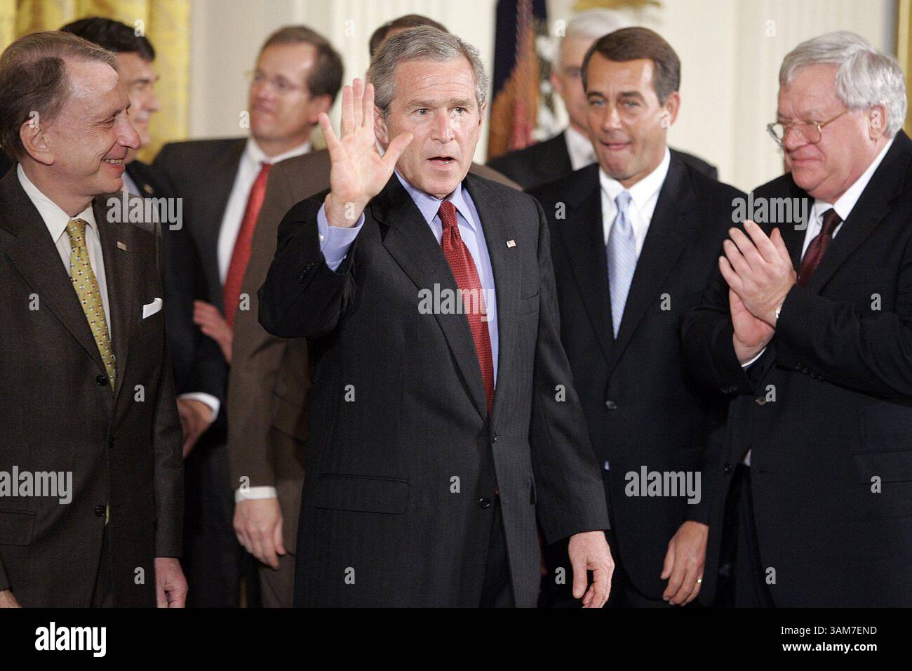 Signing ceremony patriot act hi-res stock photography and images - Alamy