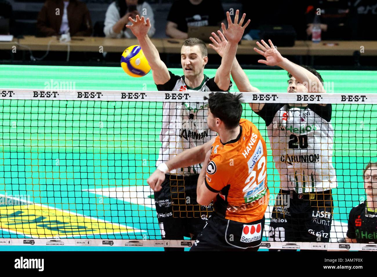 Berlin, Deutschland. 13th Apr, 2025. 13.04.2025, Max-Schmeling-Halle ...