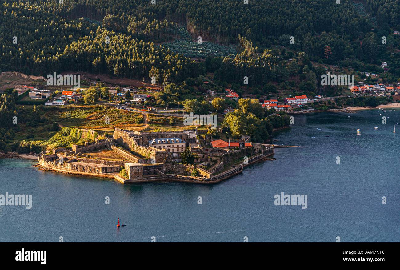 The castle of San Felipe is an old military fortresses of the Ferrol ...