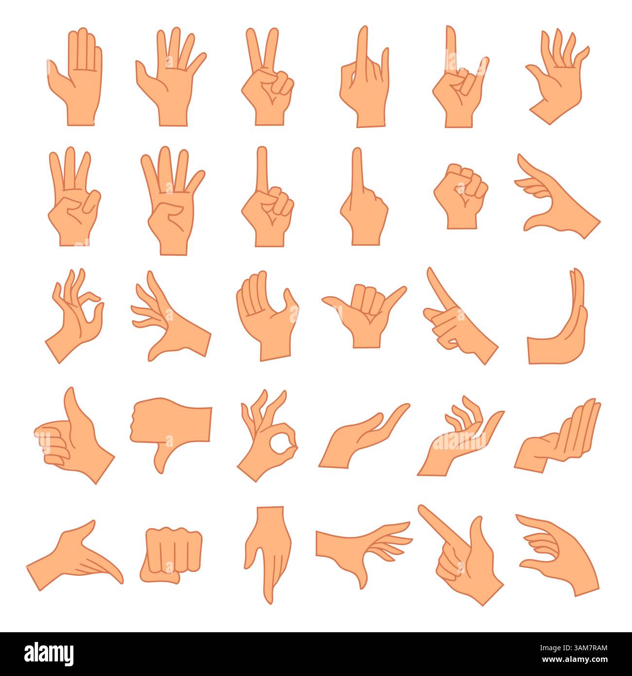 Hands poses female hand holding and pointing gestures hi-res stock photography and images - Alamy