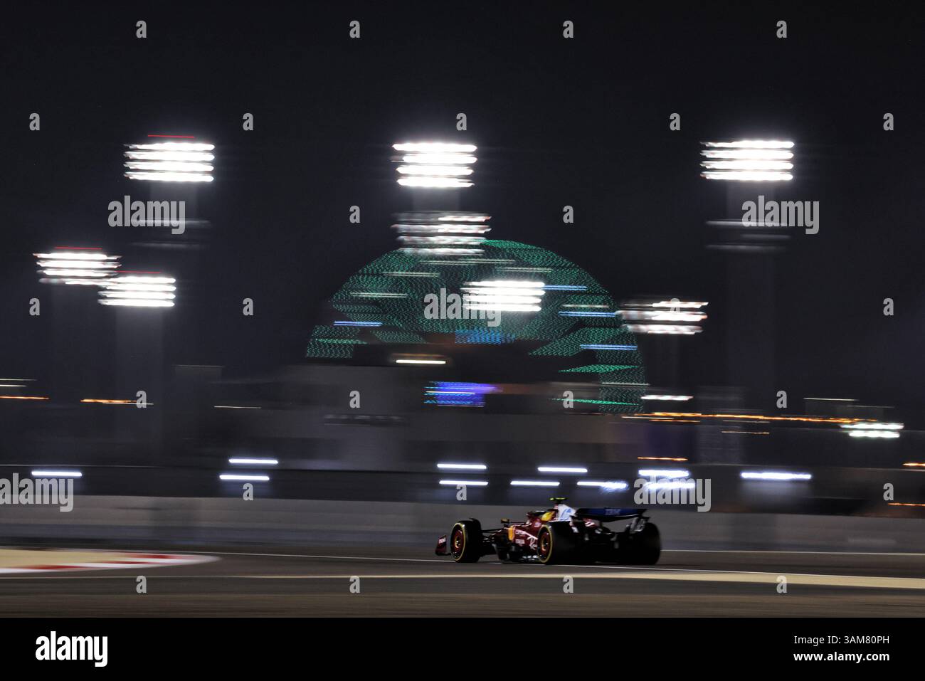 Sakhir, Bahrain. 13th Apr, 2025. Lewis Hamilton (GBR) Ferrari SF-25. 13 ...