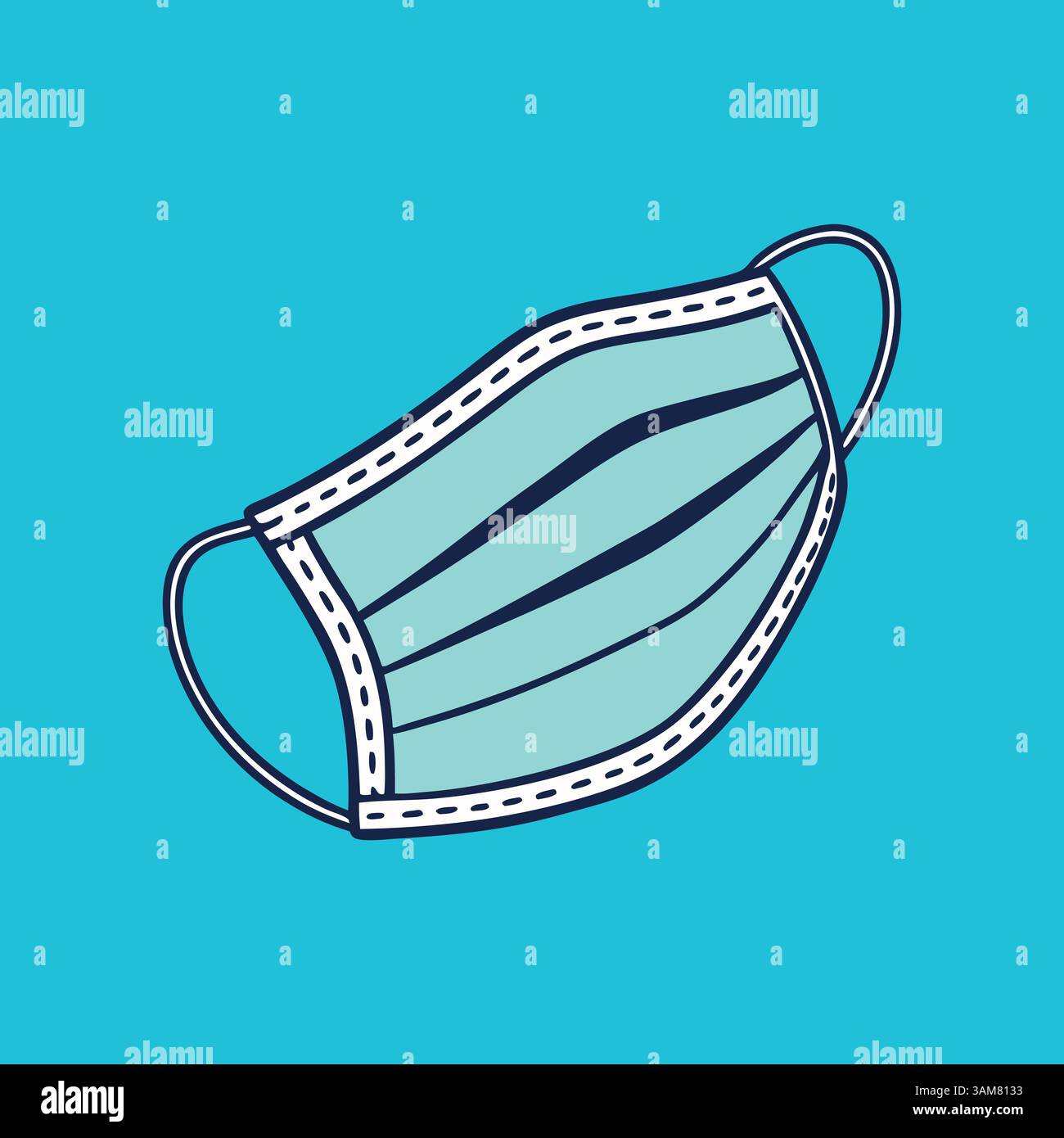 Man doctor mask in Stock Vector Images - Alamy