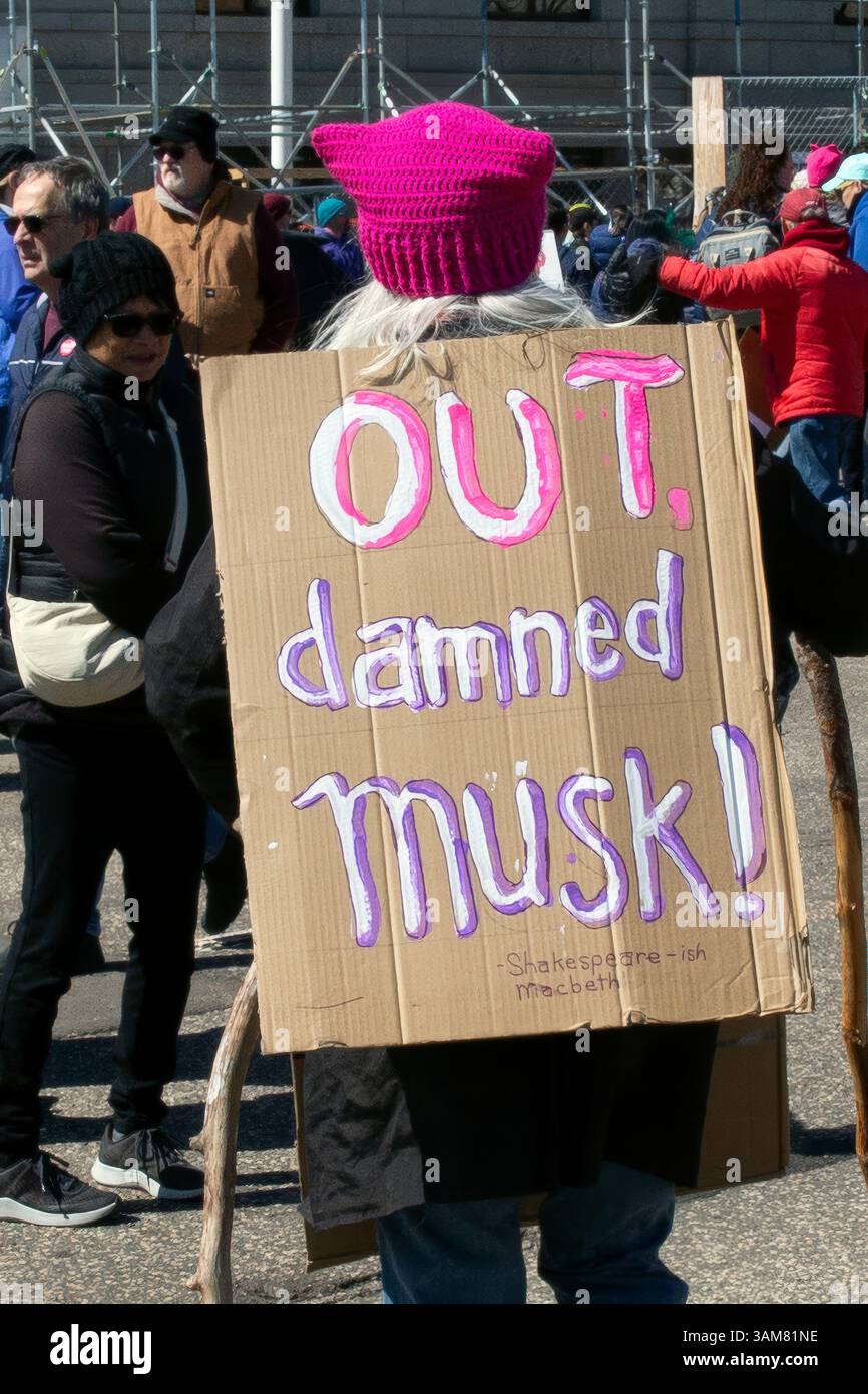 2025 hands off anti trump protests hi-res stock photography and images ...