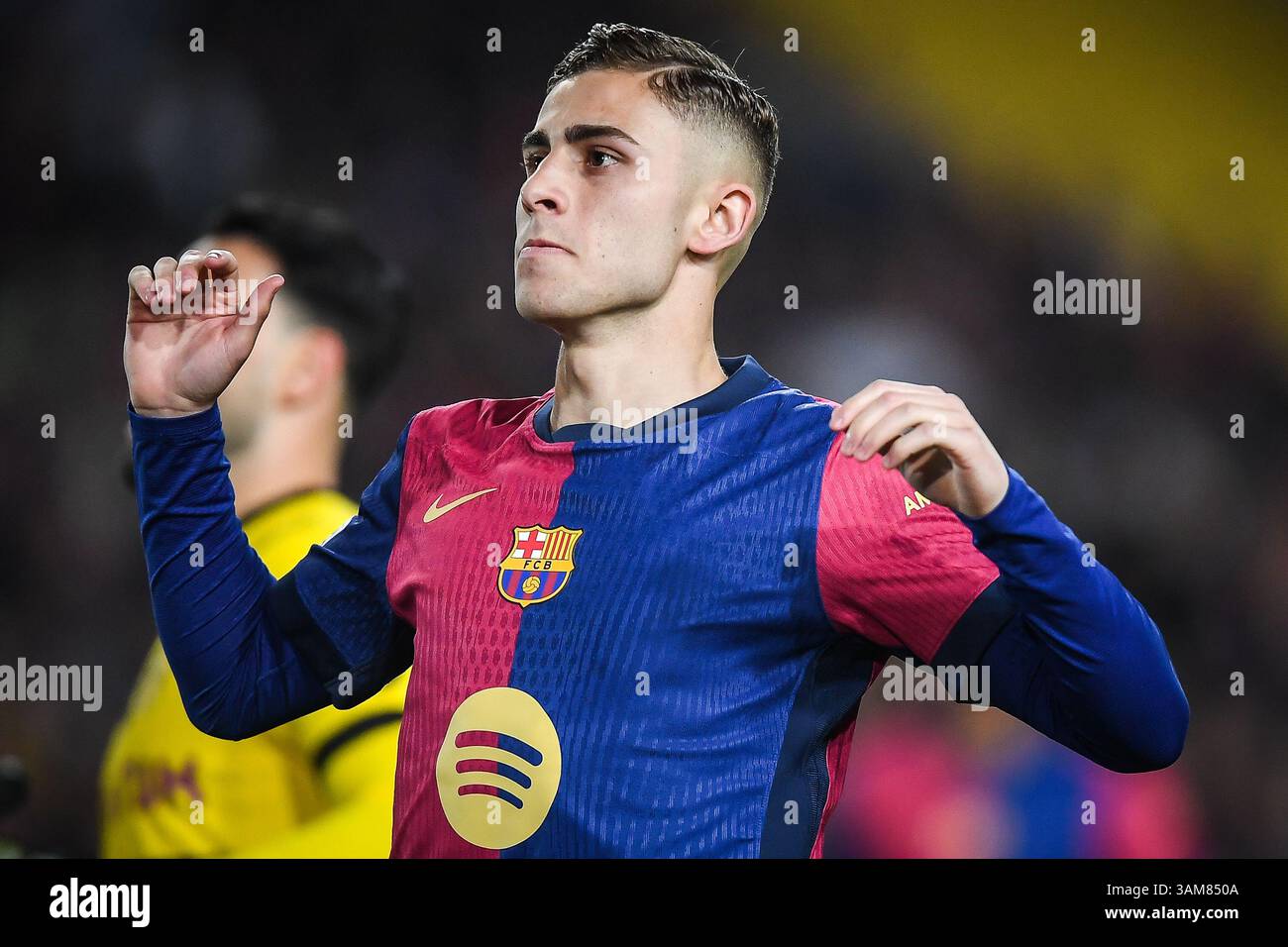 Barcelona, Espagne. 09th Apr, 2025. Fermin LOPEZ of Barcelona during ...