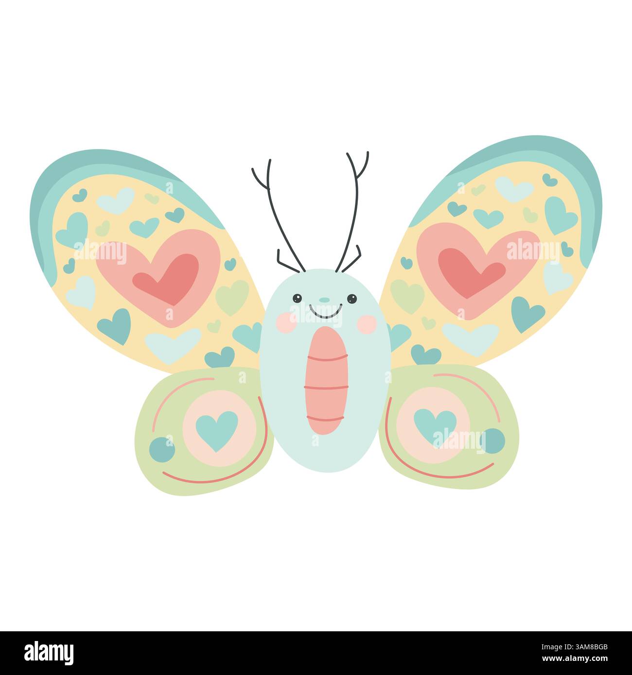 Detail of patterned wings Stock Vector Images - Alamy