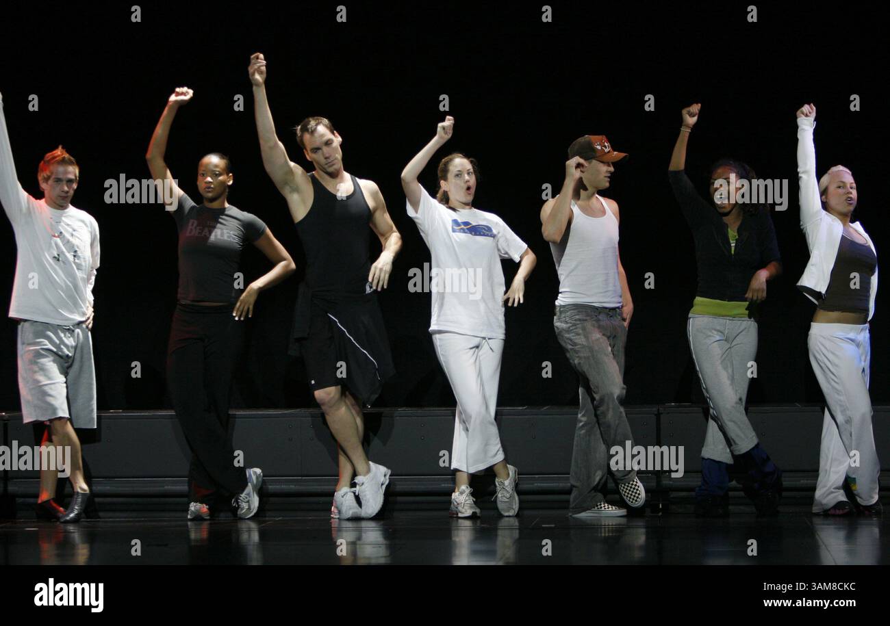 June 19, 2006 - U.S. - Dancers rehearse Marquee, a Broadway tribute ...