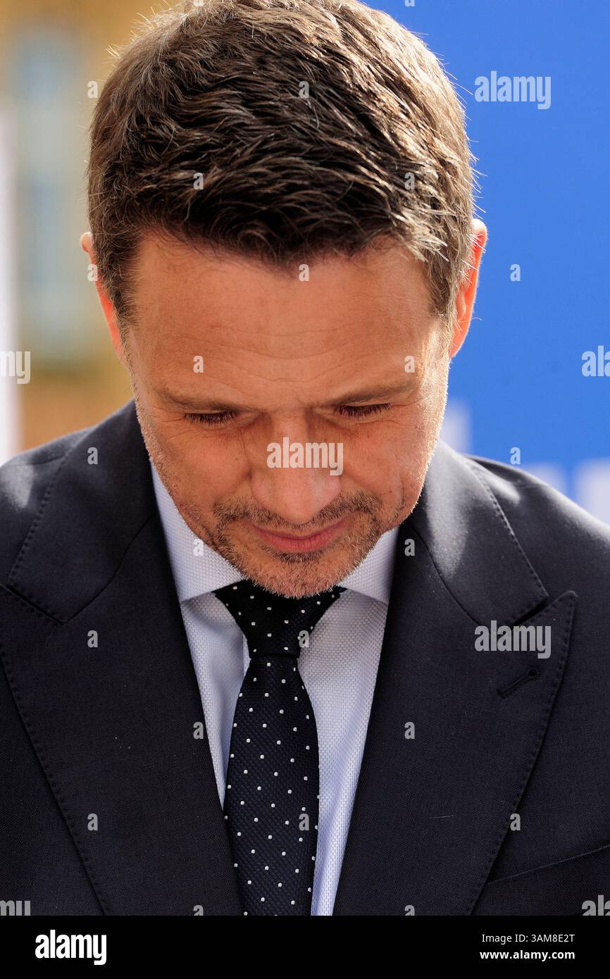 Swidnica, Dolny Slask, Polska, Rafal Trzaskowski candidate for the President of Poland, election ...