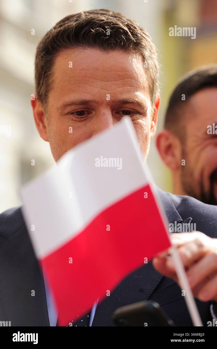 Swidnica, Dolny Slask, Polska, Rafal Trzaskowski candidate for the ...