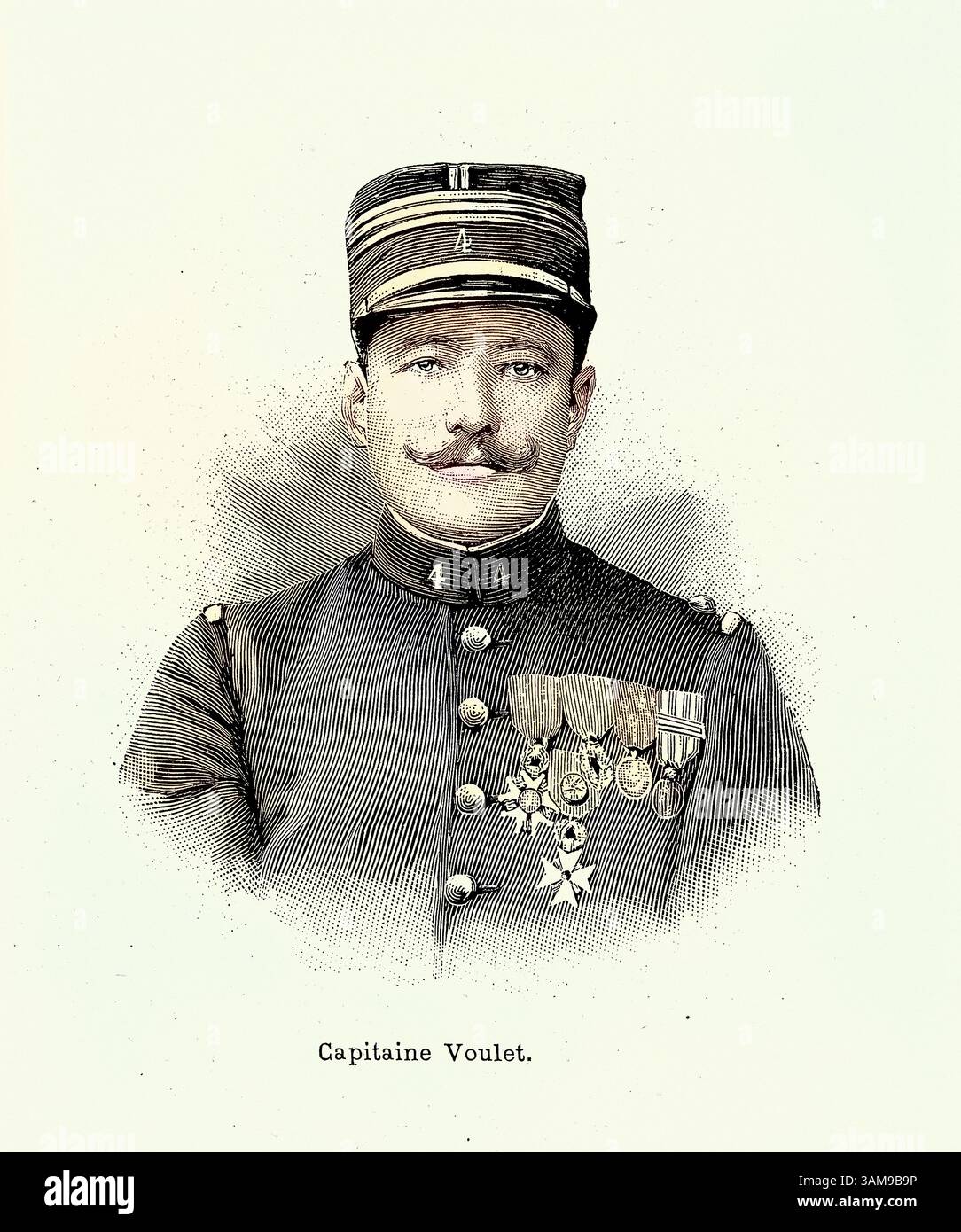 Captain Paul Voulet, French army officer, involved in the Voulet ...