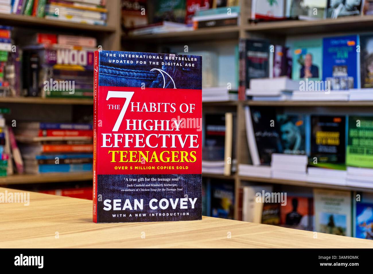 Close-up of Sean Covey's The 7 Habits Of Highly Effective Teenagers ...
