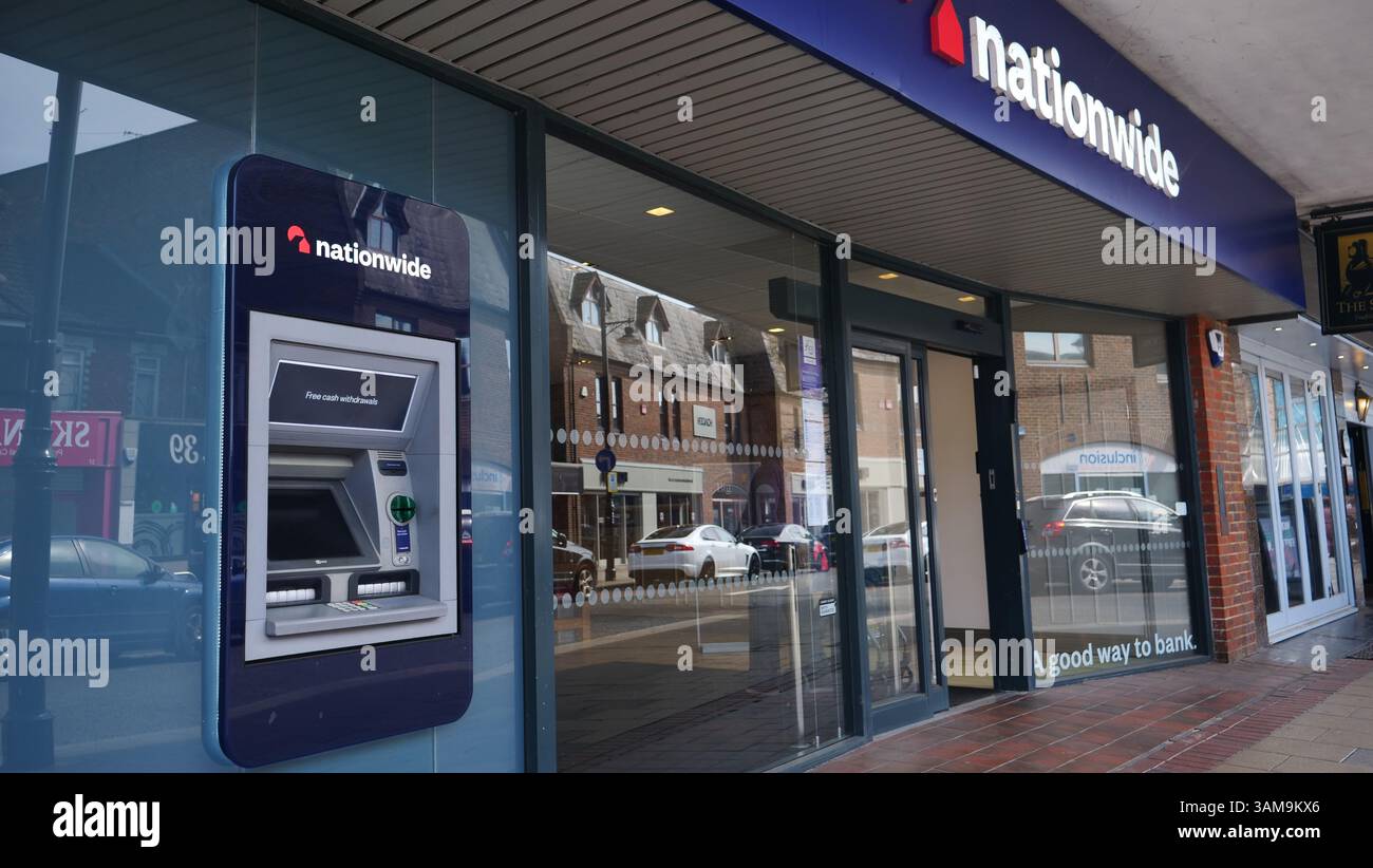 The branch of the Nationwide Building Society in Eastleigh, UK Stock ...