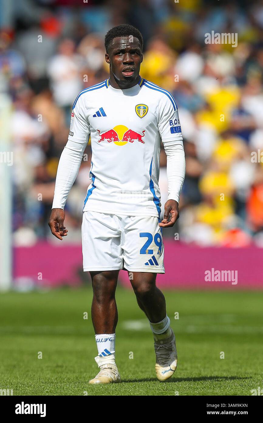 Wilfried Gnonto of Leeds United during the Leeds United FC v Preston ...