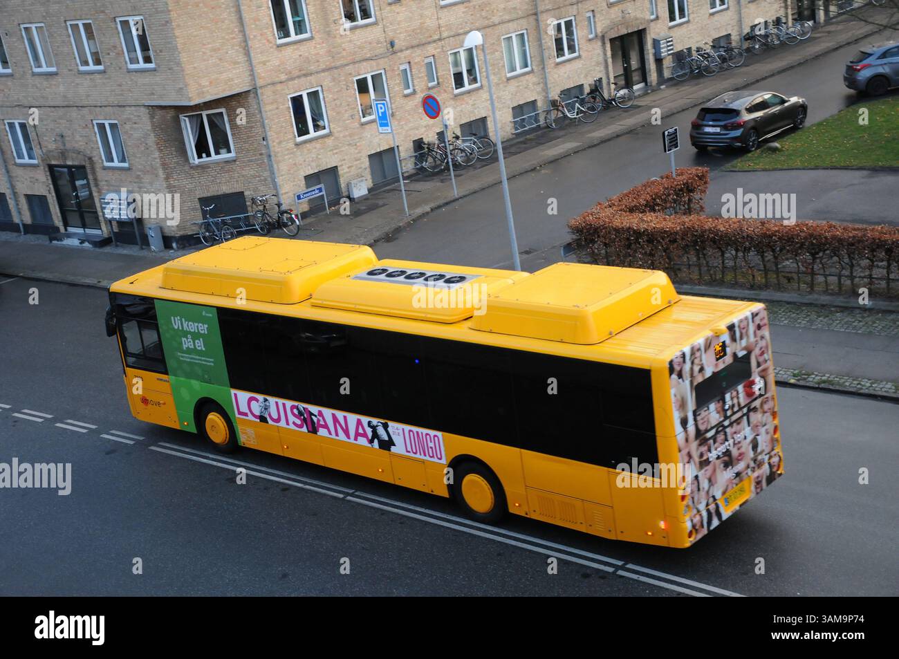 Copenhagen/ DenmarK/13 april 2025/ this public bus runs on green energy ...
