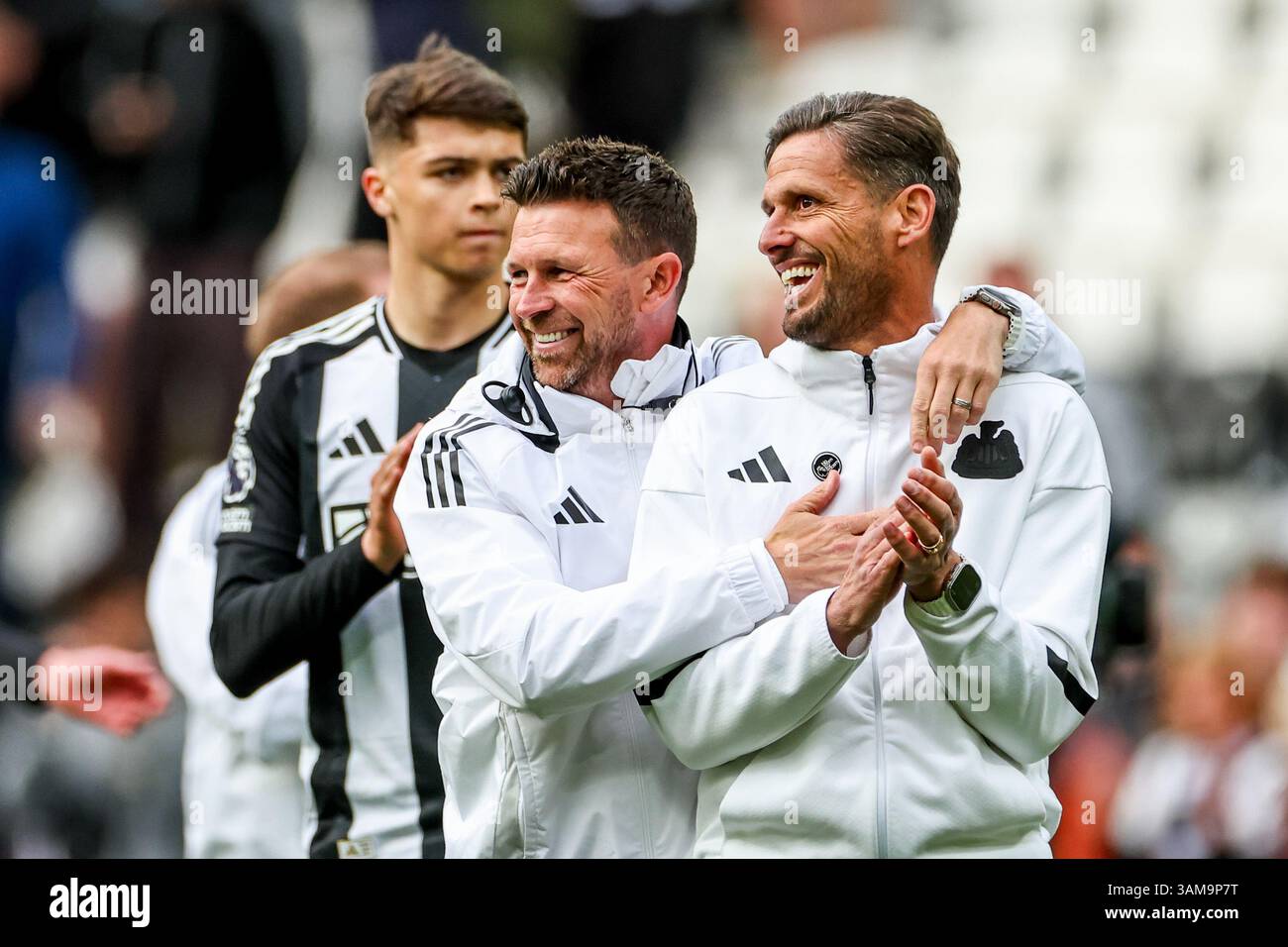 Newcastle, UK. 13th Apr, 2025. Jason Tindell, assistant coach of ...