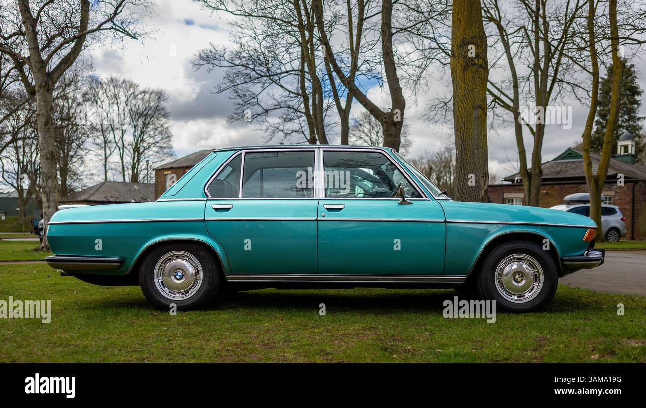 1973 BMW 3.0S, on display at Bicester Heritage Assembly on the 16th ...