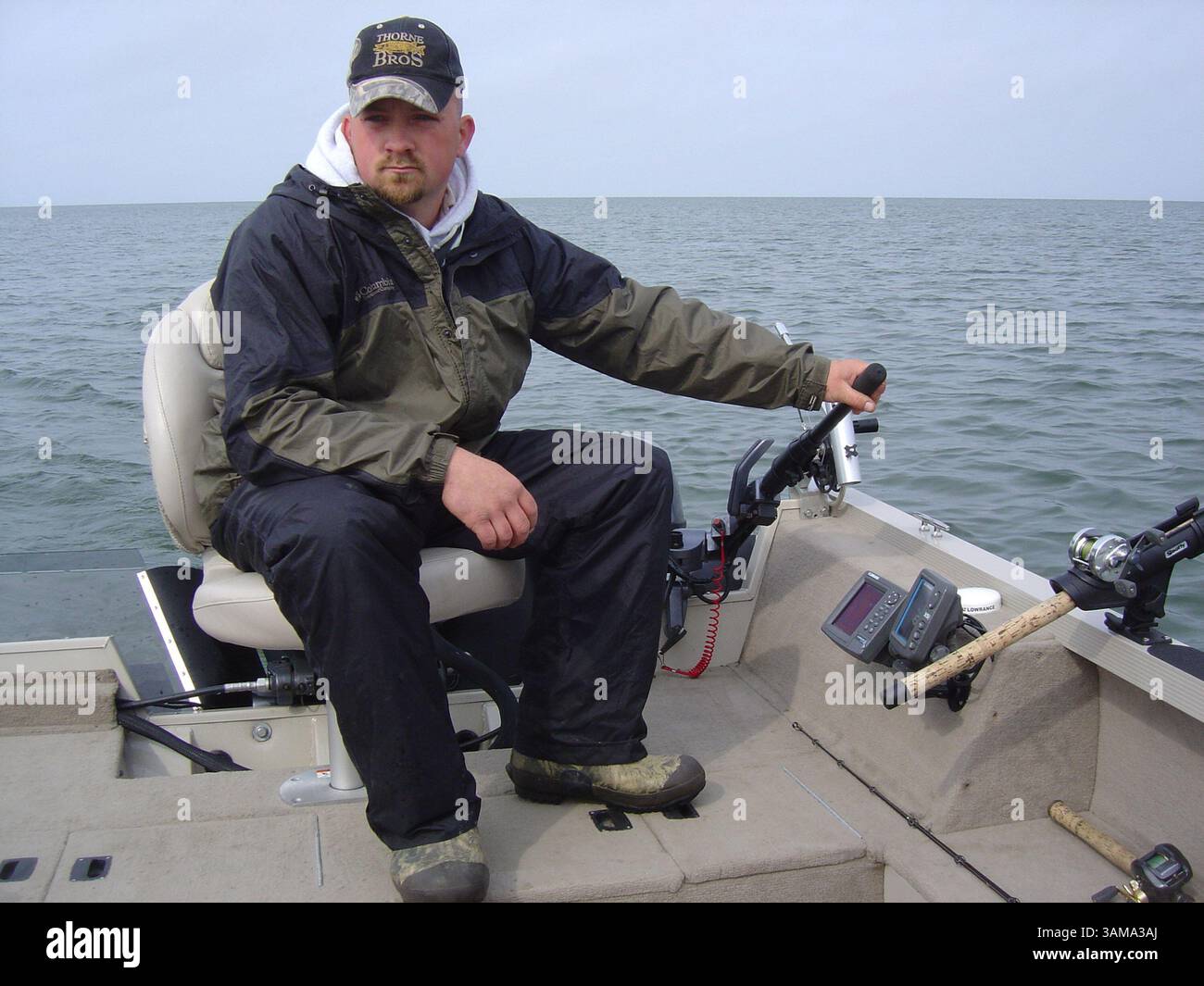 May 30, 2007 - U.S. - Jonny Petrowske of Waskish, Minnesota, keeps an ...