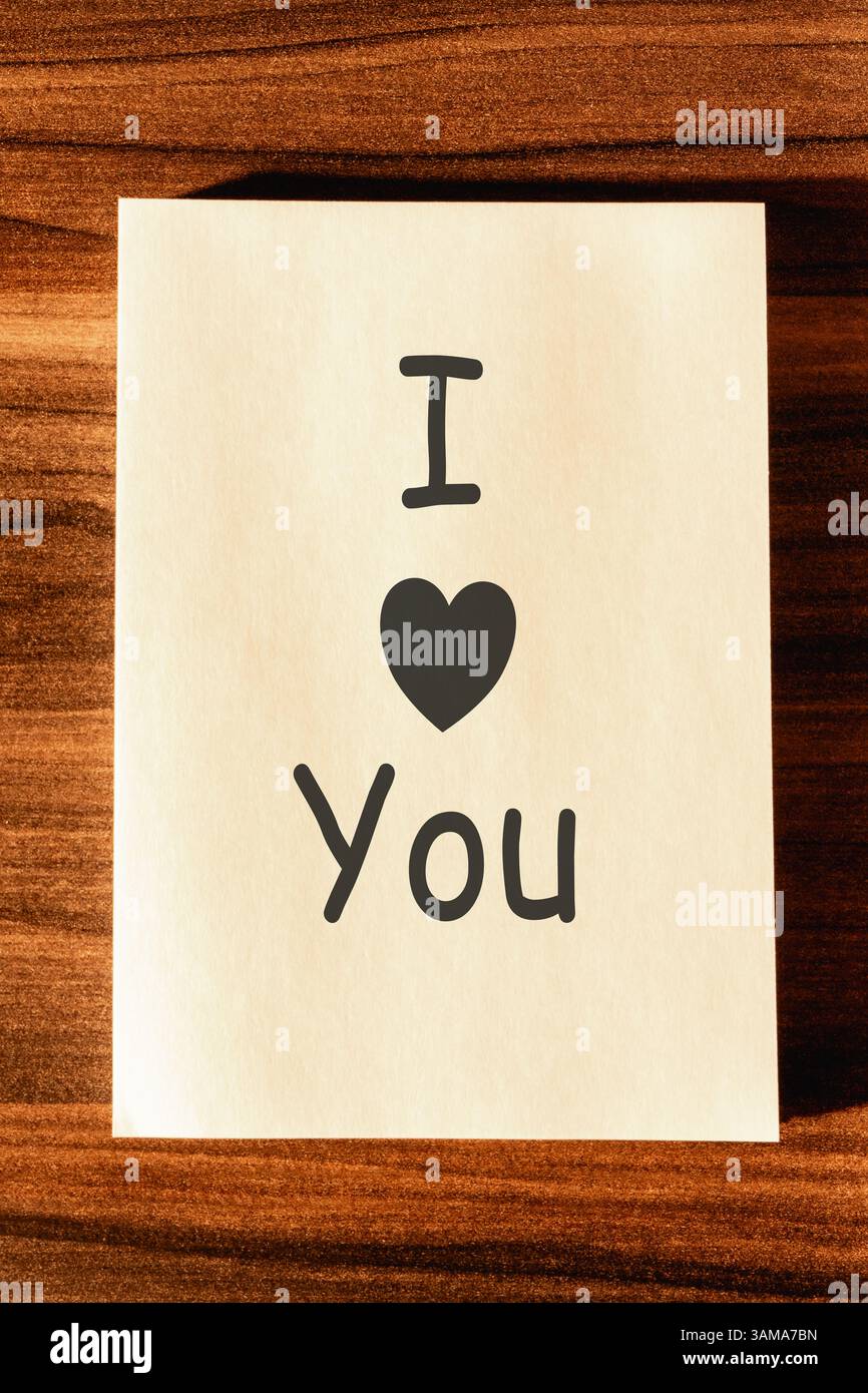 Handwritten note on paper hi-res stock photography and images - Alamy