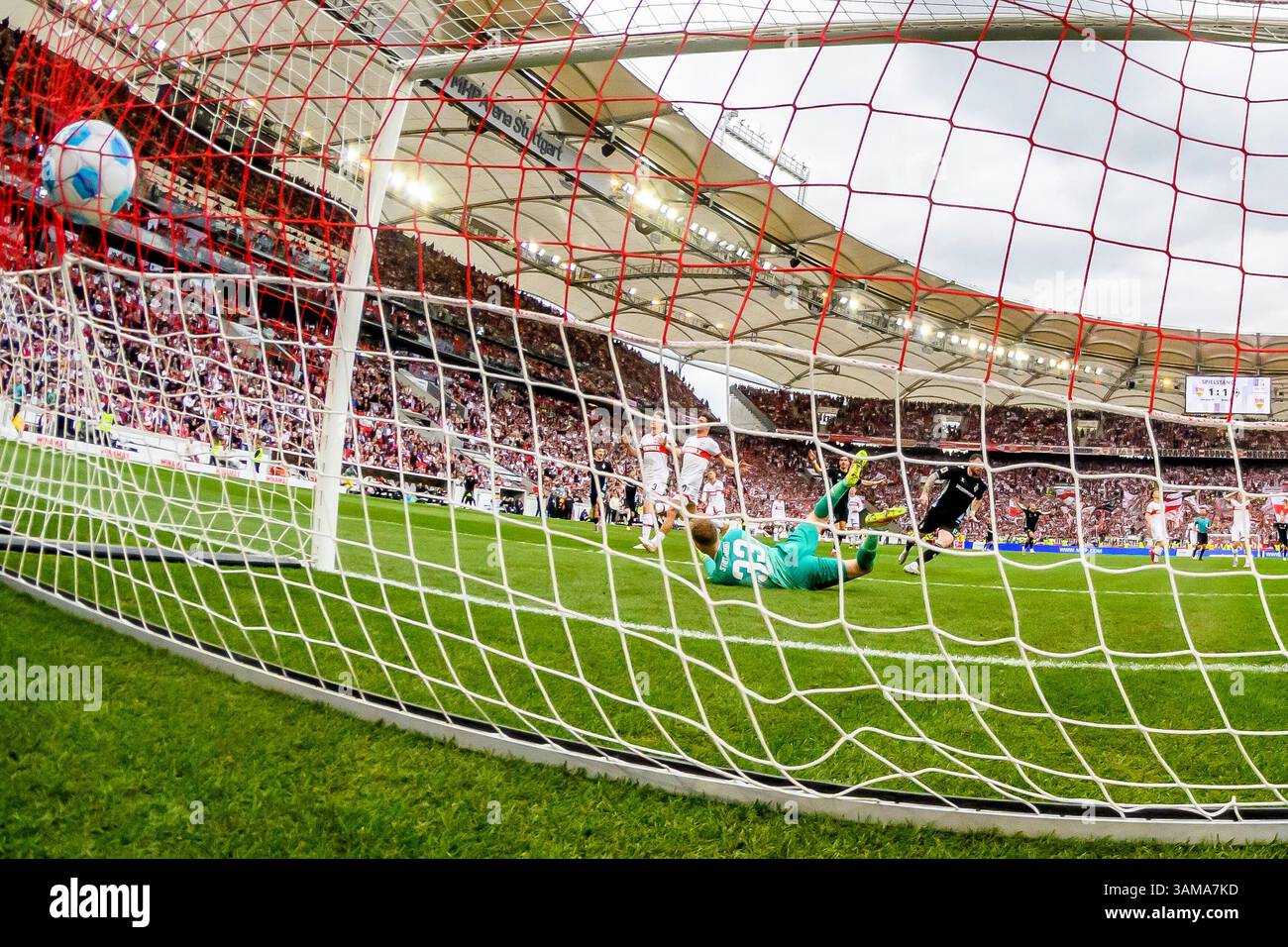 13.04.2025, , Stuttgart, GER, DFB, VFB Stuttgart vs SV Wrerder Bremen ...