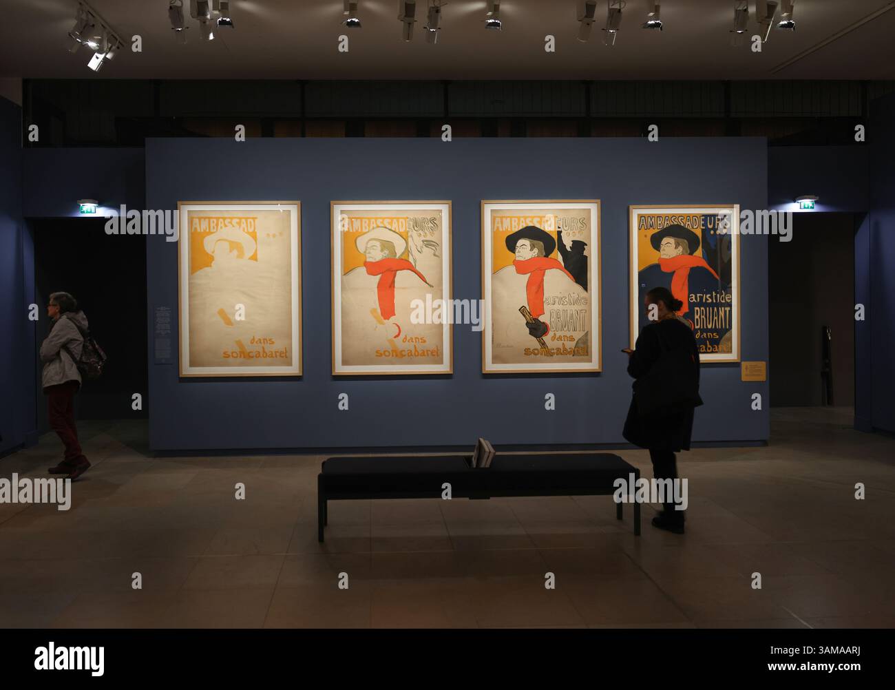 Paris, France - March 20, 2025: The exhibition at The Musée d'Orsay ...