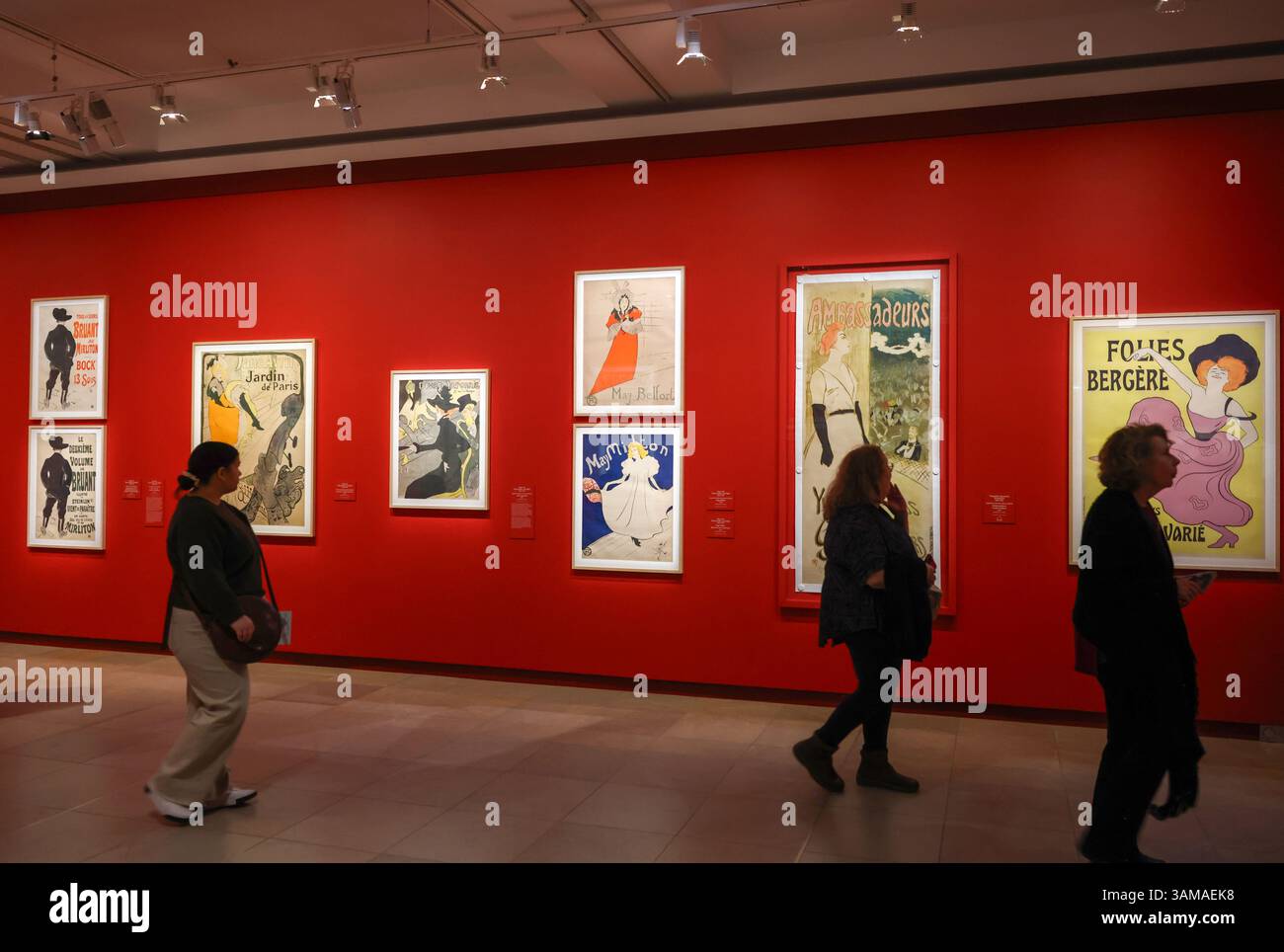 Paris, France - March 20, 2025: The exhibition at The Musée d'Orsay ...