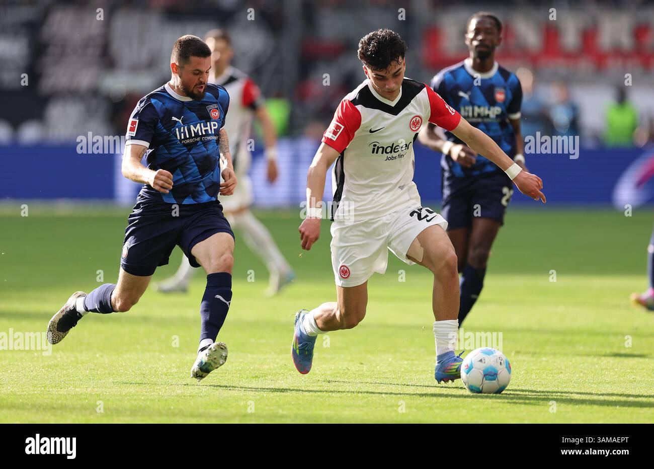 13.04.2025, Fussball Bundesliga, Eintracht Frankfurt - 1. FC Heidenheim ...