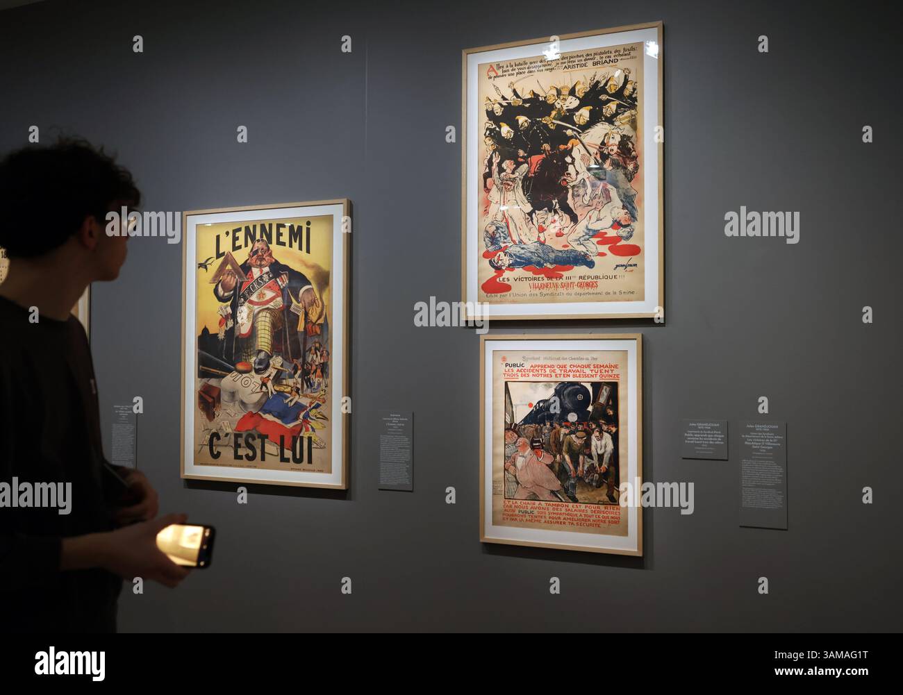 Paris, France - March 20, 2025: The exhibition at The Musée d'Orsay ...