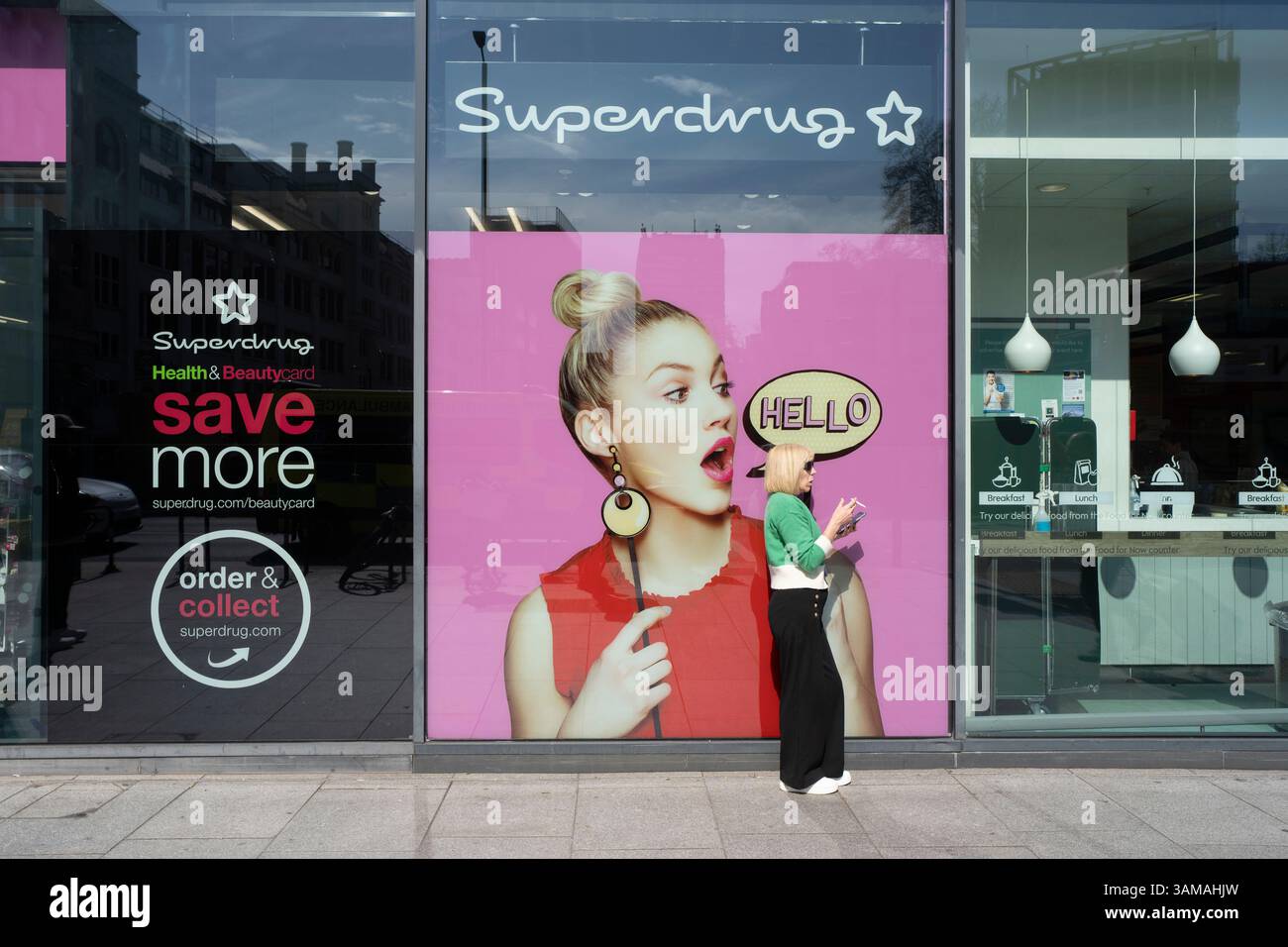Superdrug store window display, likely in the UK, features a ...
