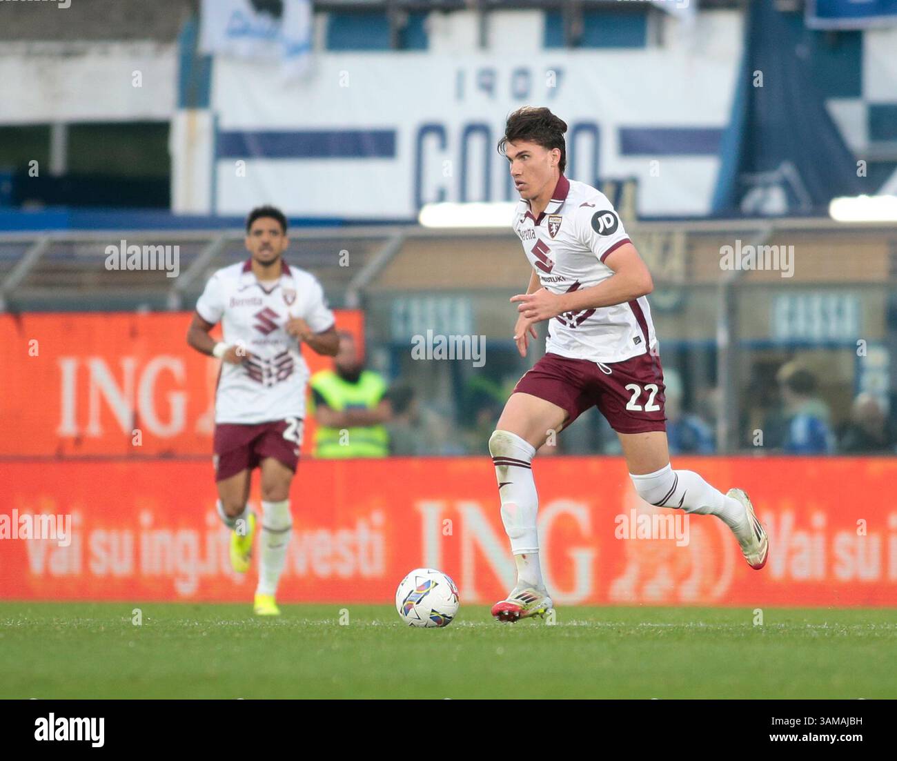 Cesare Casadei of Torino FC during the Italian Serie A 2024/25 season ...