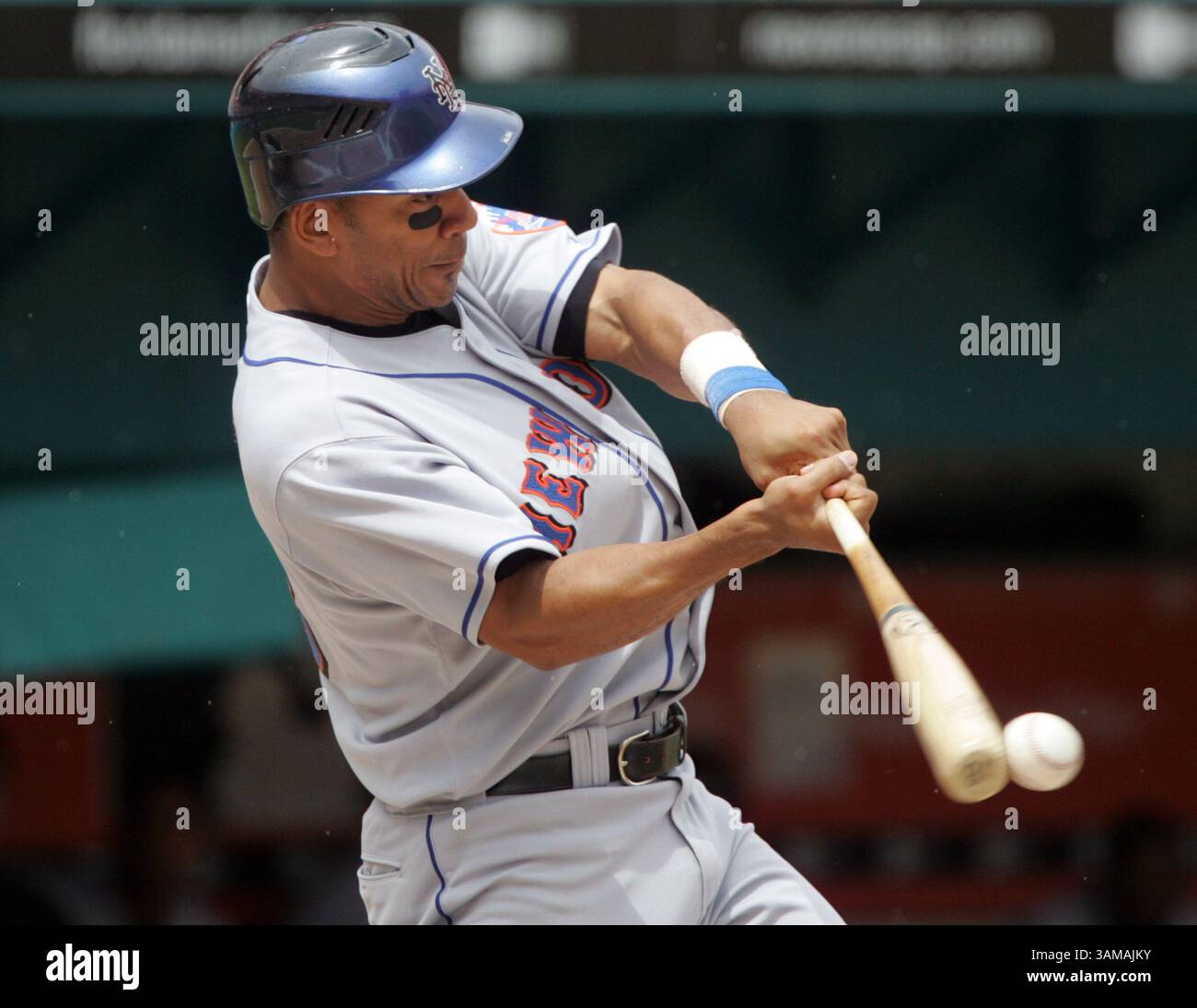 Feb. 28, 2000 - U.S. - The New York Mets' Moises Alou connects with the ...