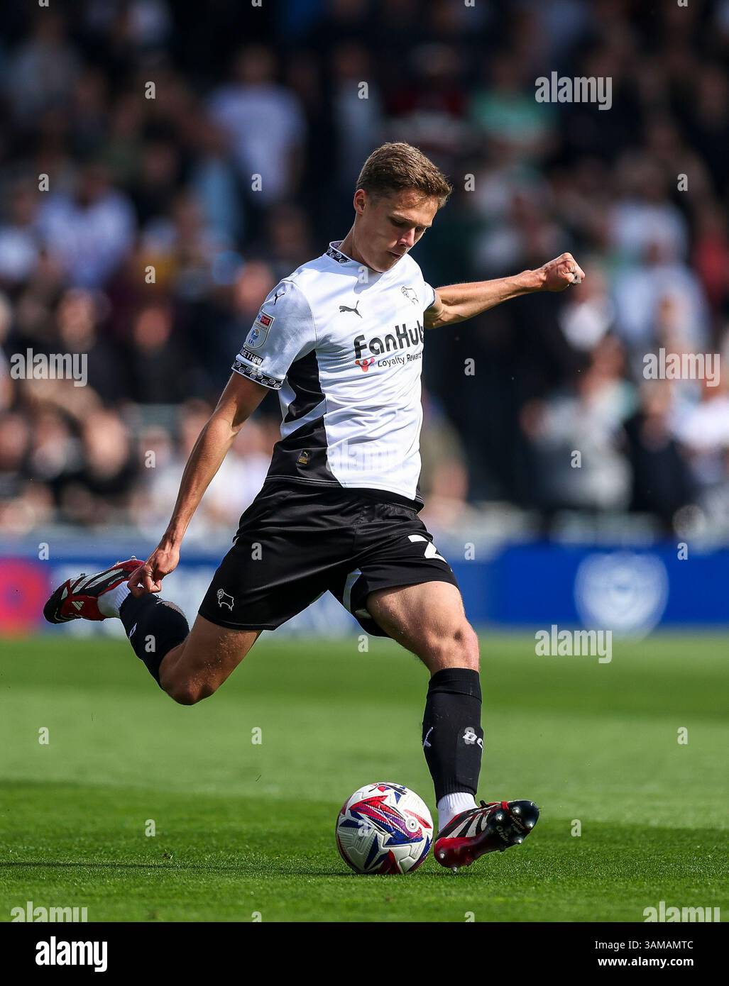 Derby County's Harrison Armstrong during the Sky Bet Championship match ...