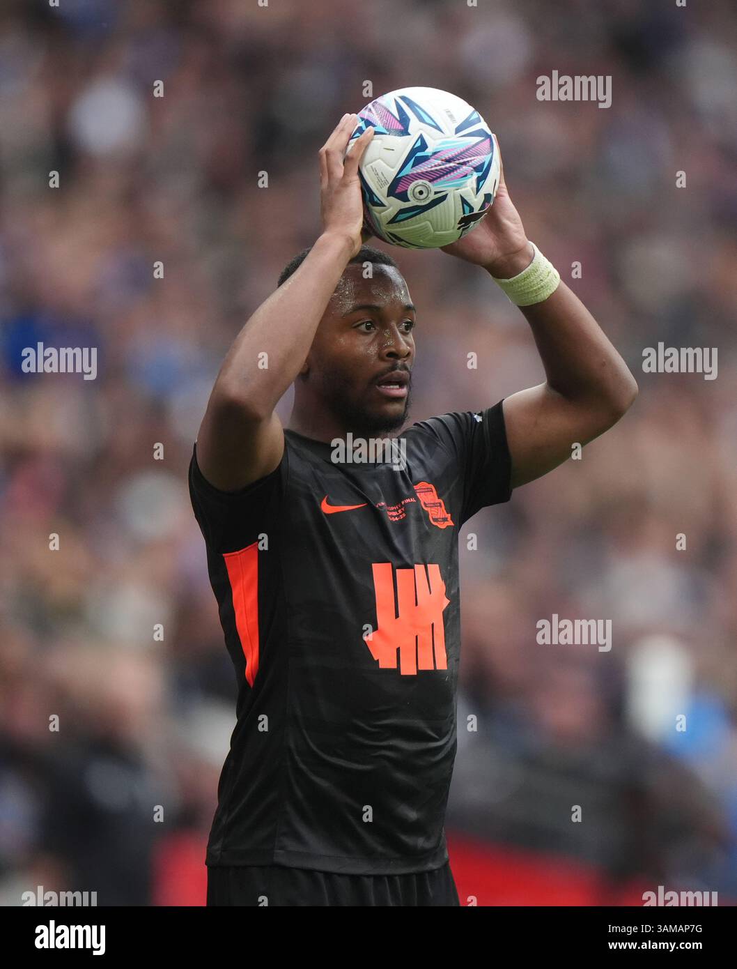 Birmingham City's Ethan Laird during the Vertu Trophy Final at Wembley ...