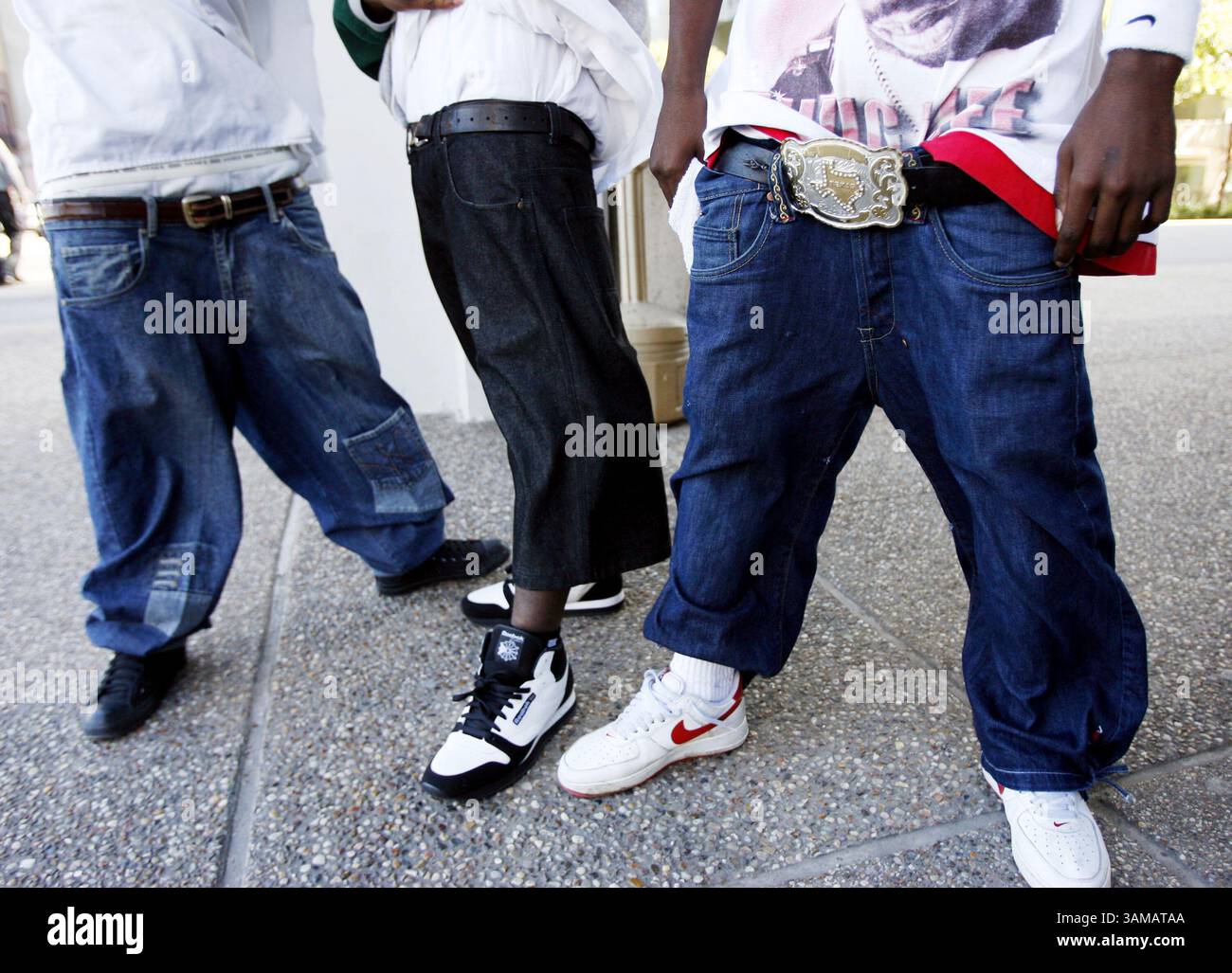 Oct. 24, 2007 - Teenagers ''Lil B,'' right, ''Mac Sauce,'' center, and ...