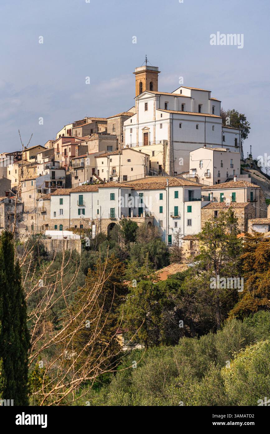 Scenic view of Altino, beautiful village in Chieti Province, Abruzzo ...