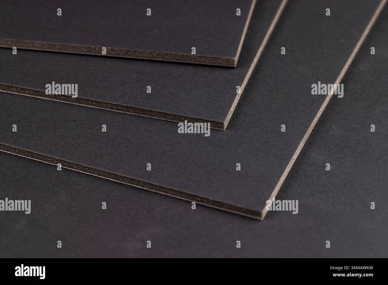 black foam board for creative work and creation of various models and ...