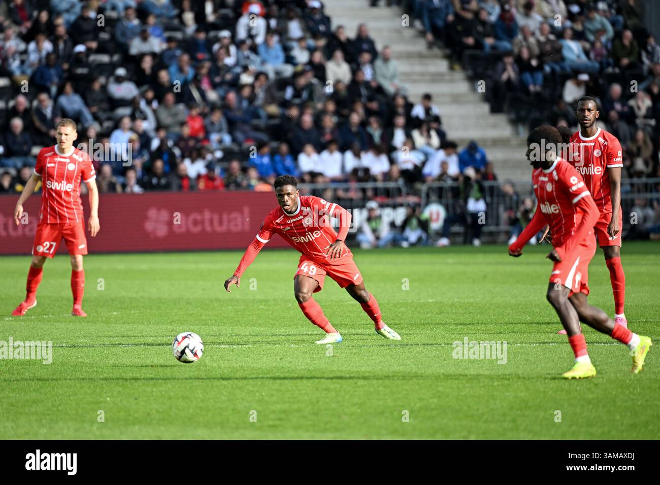 49 Wilfried Chancy NDOLLO BILLE (mhsc) during the Ligue 1 McDonald's ...
