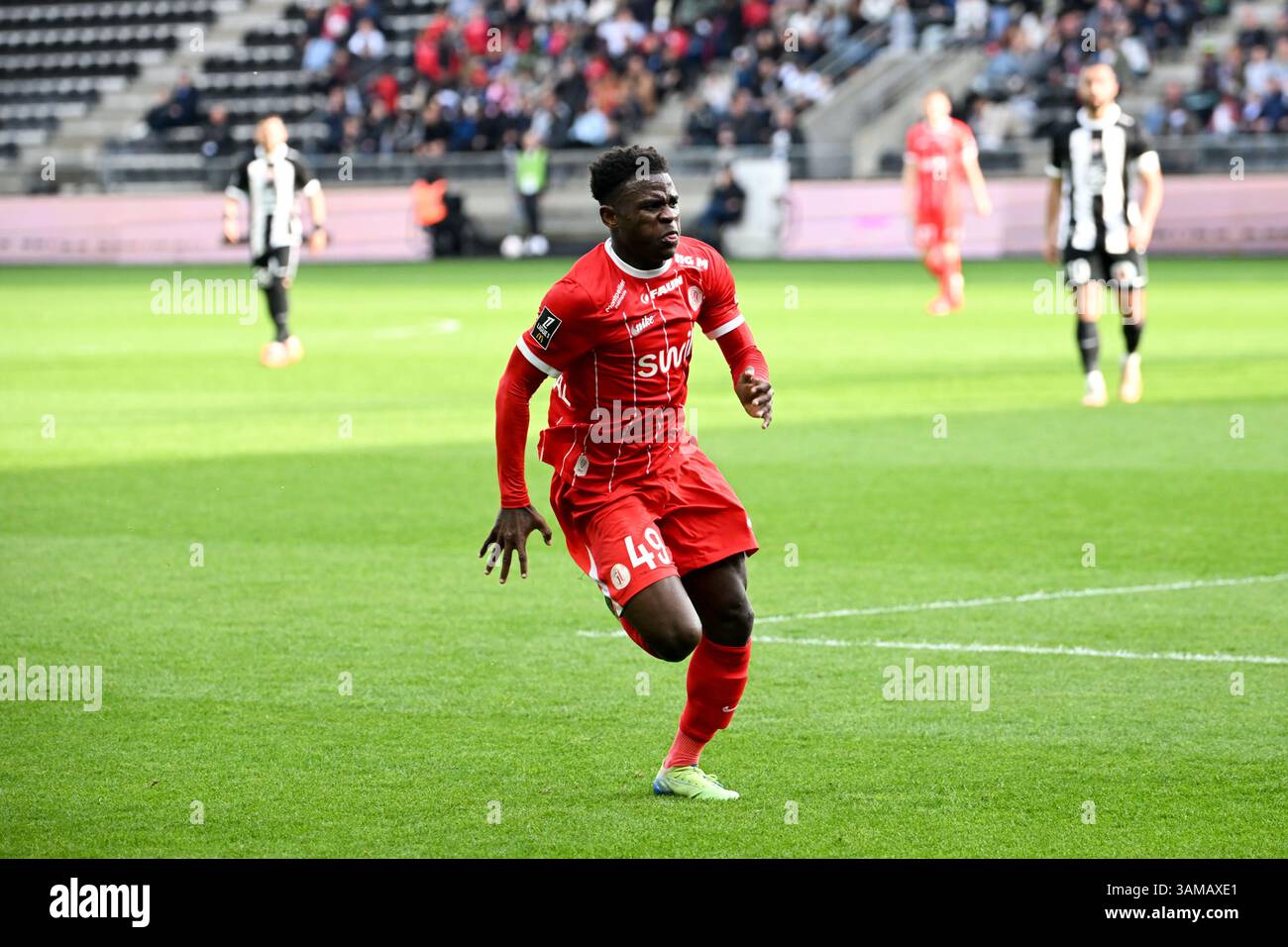 49 Wilfried Chancy NDOLLO BILLE (mhsc) during the Ligue 1 McDonald's ...