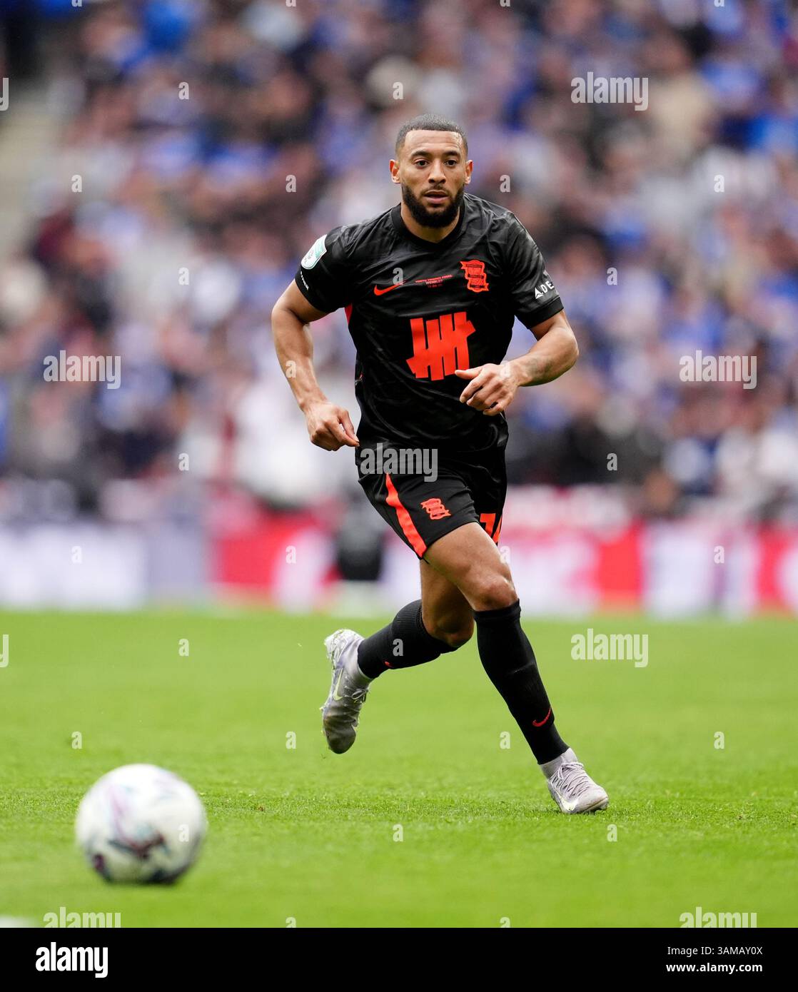 Birmingham City's Keshi Anderson during the Vertu Trophy Final at ...