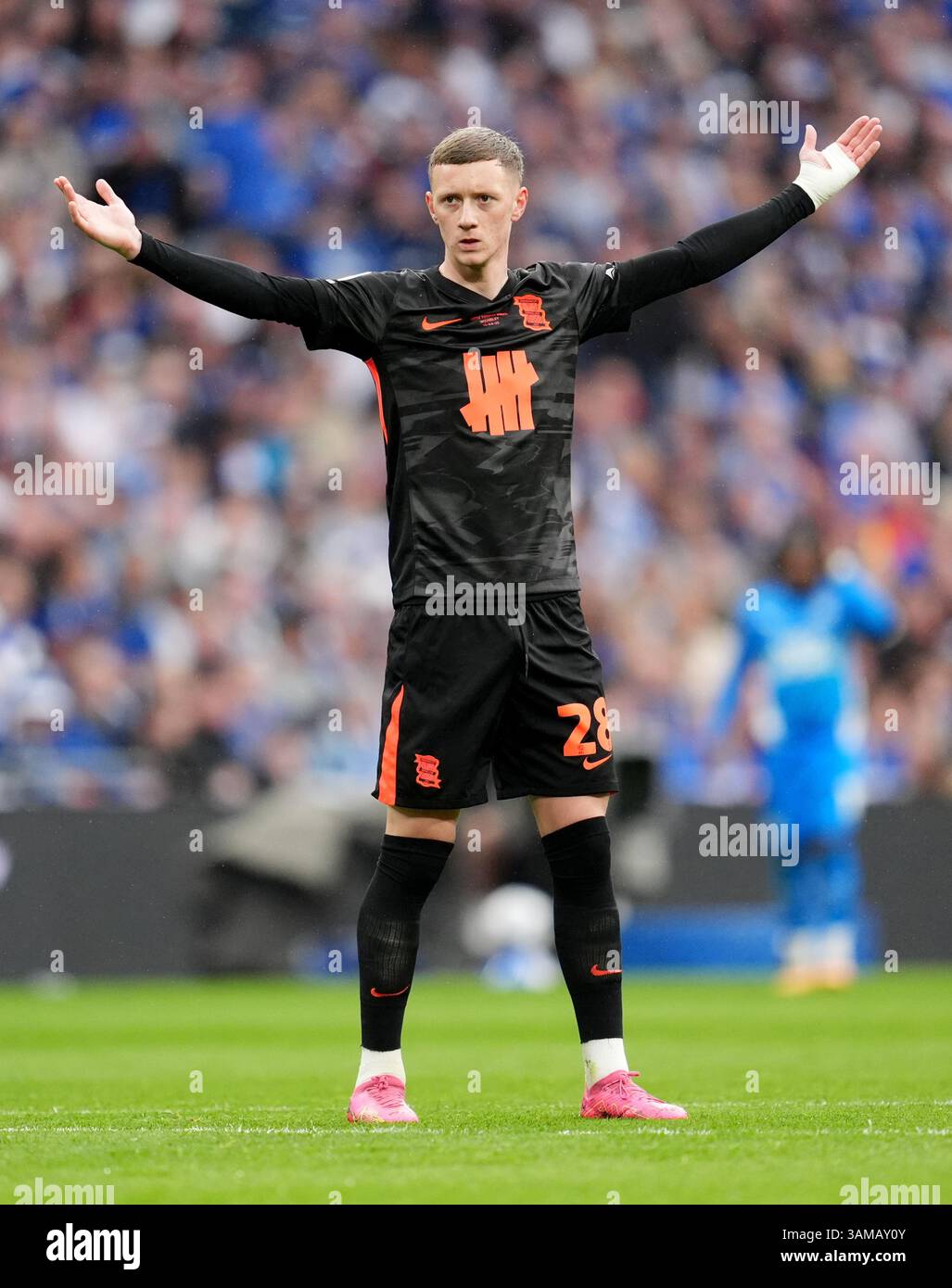 Birmingham City's Jay Stansfield during the Vertu Trophy Final at ...